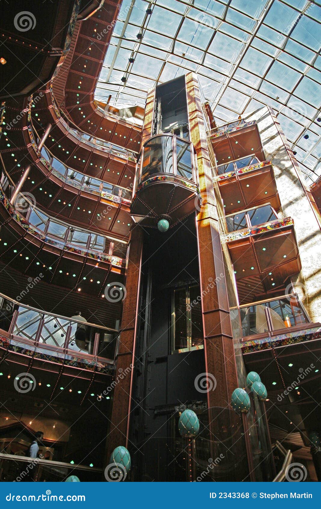 Modern Building Atrium III stock photo. Image of stairs - 2343368