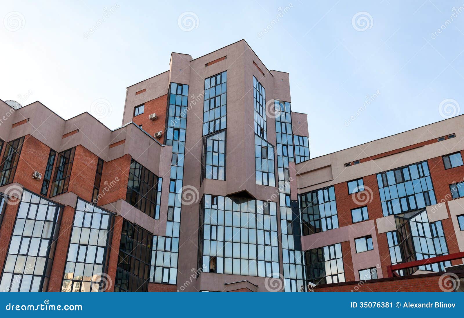 Modern building stock image. Image of tall, daytime, facade - 35076381