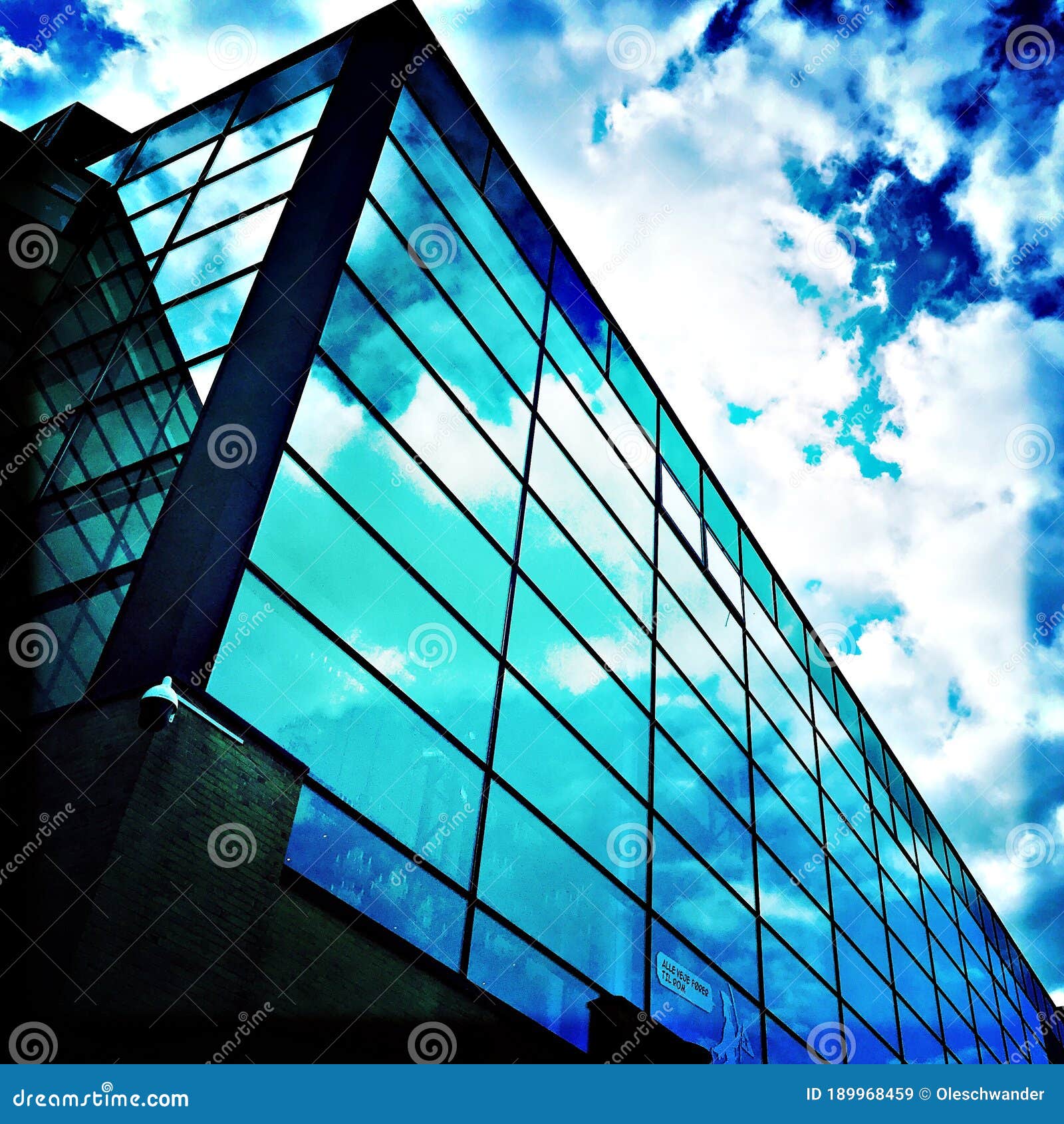 Modern Building with Blue Sky Stock Image - Image of exterior, blue ...
