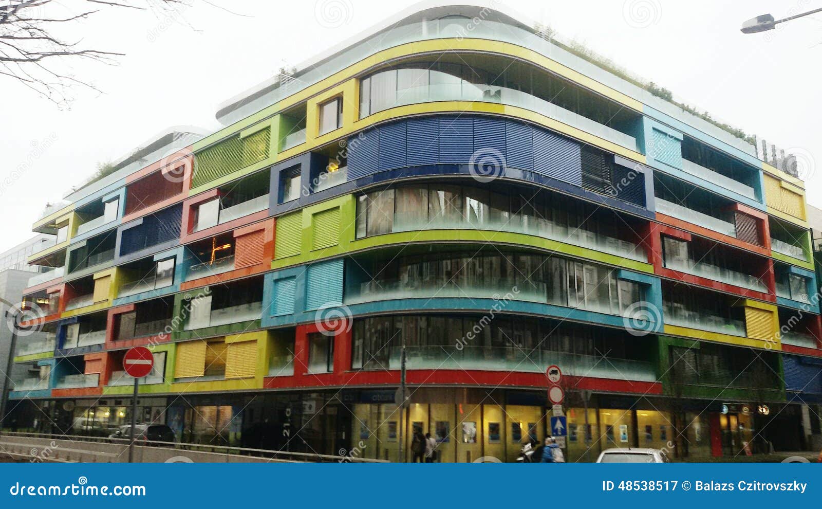 Modern Building in Budapest Editorial Photography - Image of budapest ...