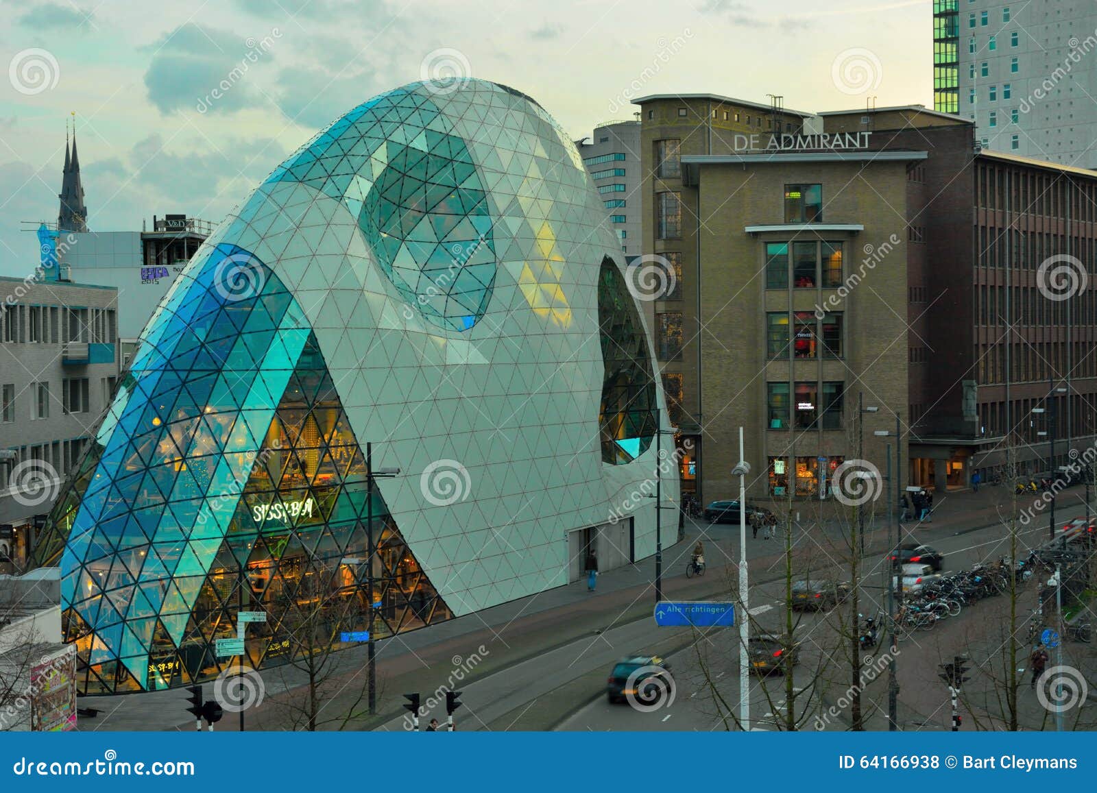 Modern Building Called the Blob Editorial Stock Photo - Image of ...