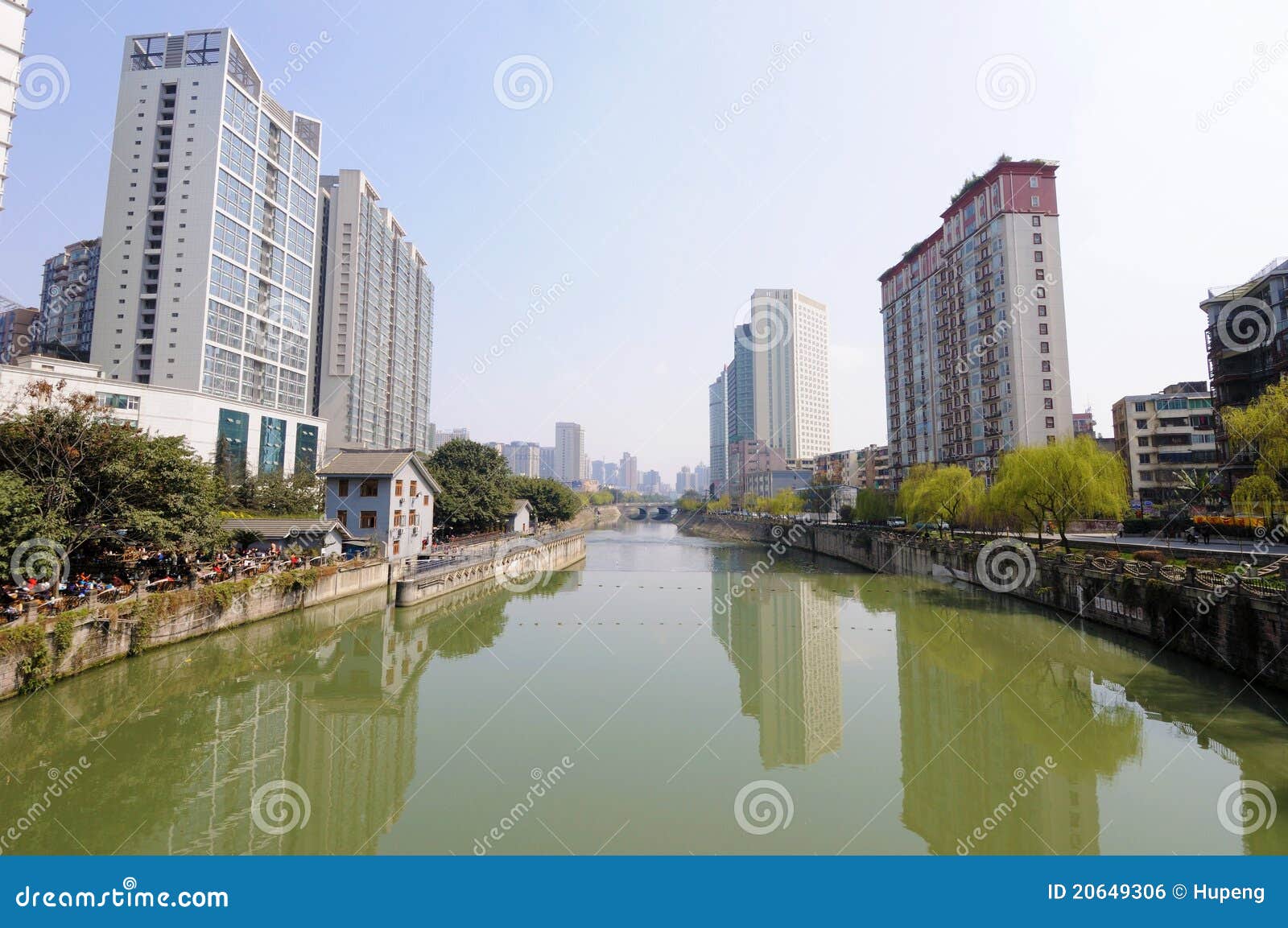 Modern building in Chengdu stock photo. Image of chinese - 20649306
