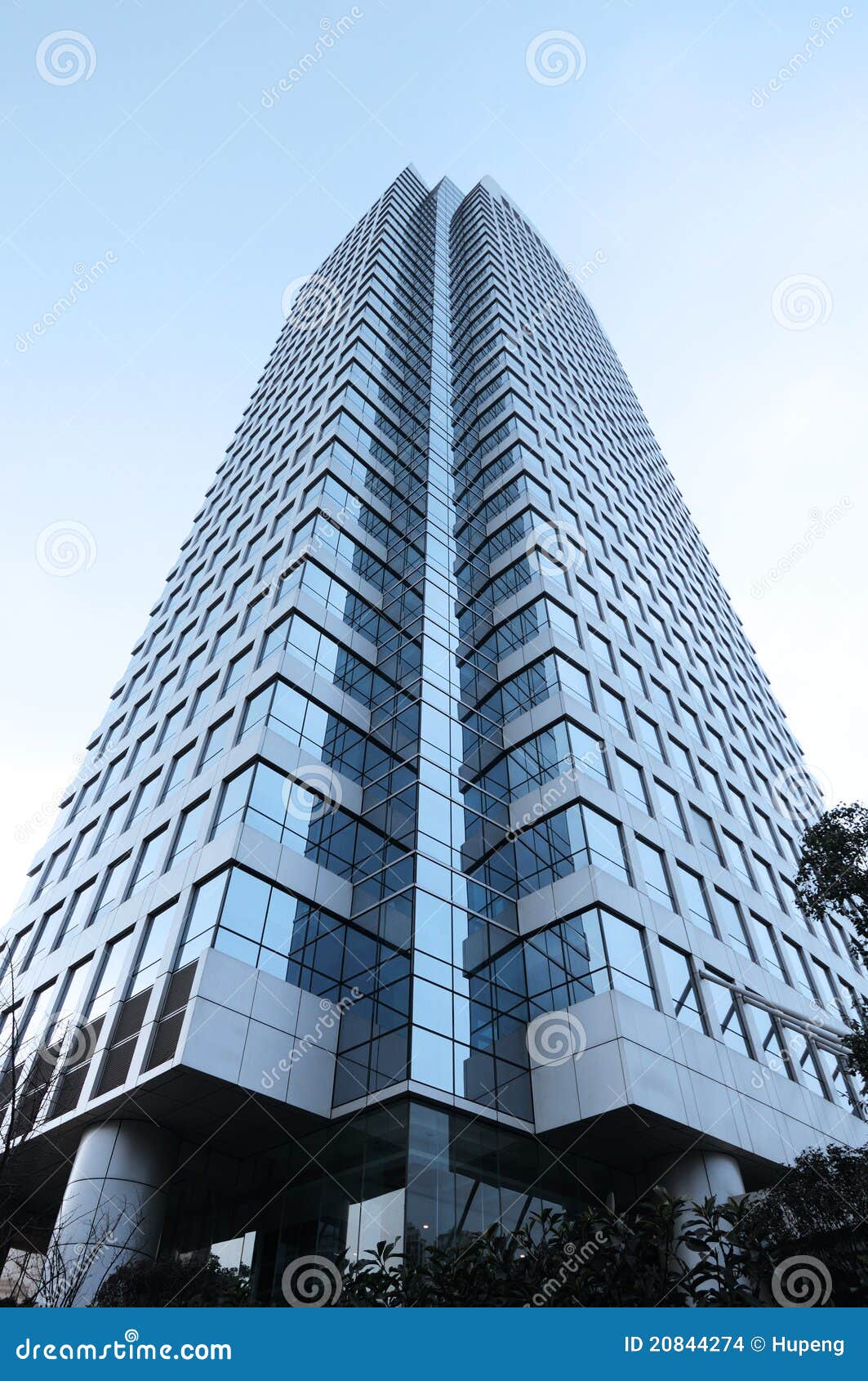 Modern building in Chengdu stock photo. Image of color - 20844274