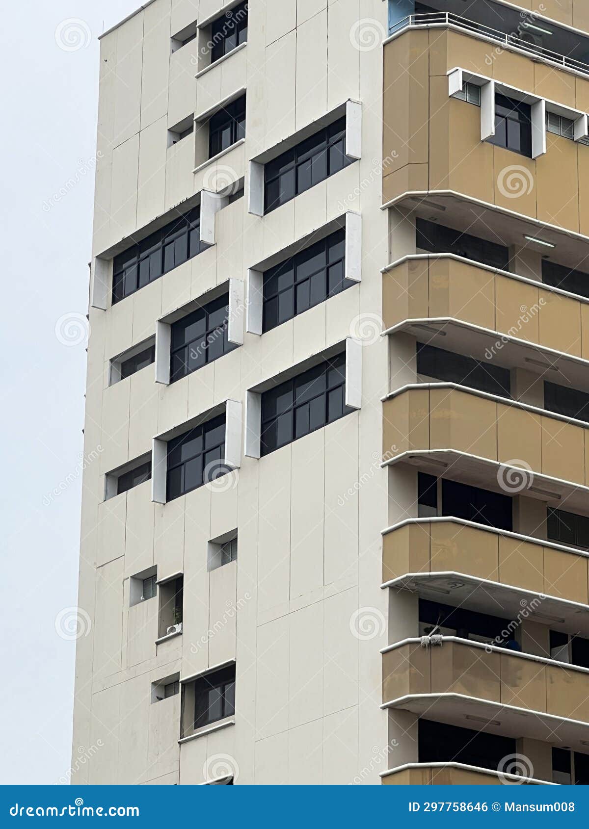 Modern Building in the City Stock Photo - Image of apartment, property ...