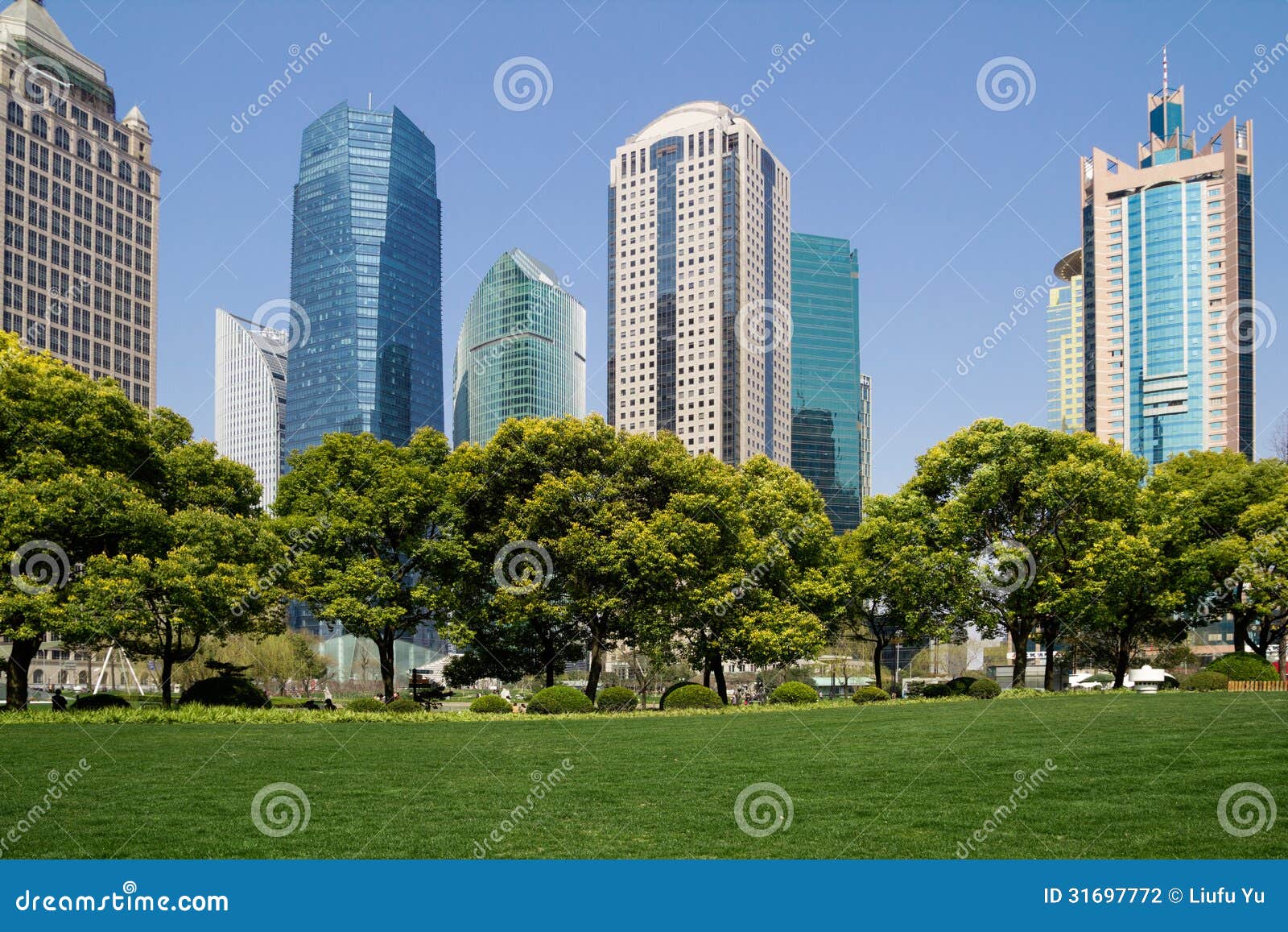 Modern building with cloud stock photo. Image of cityscape - 31697772
