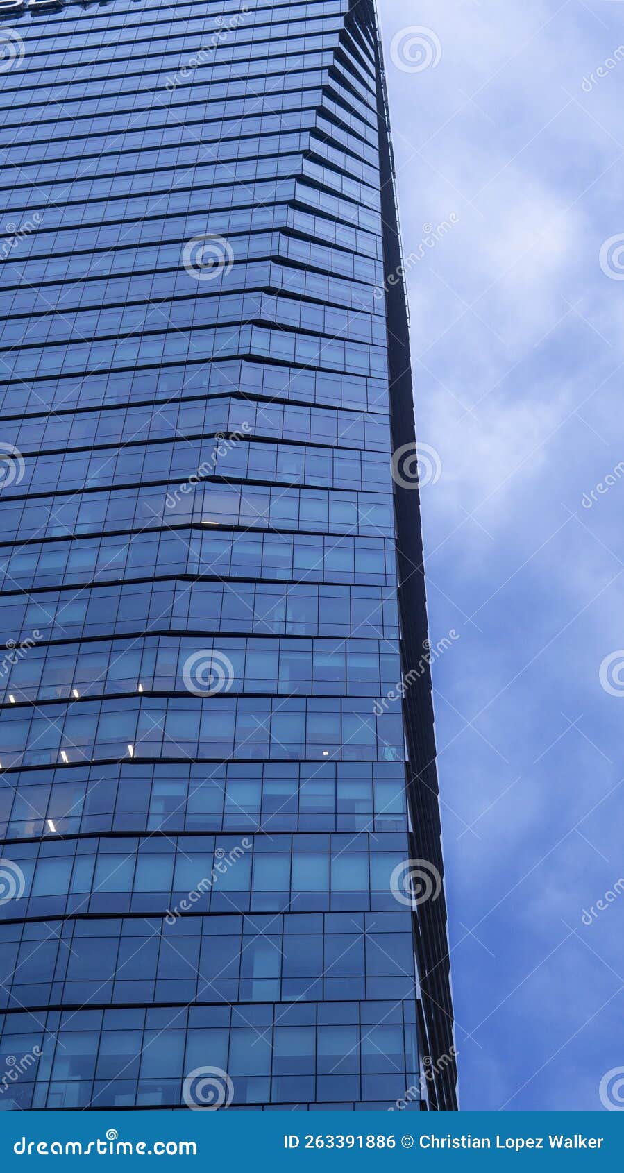 Modern Building and a Clouded Sky Stock Photo - Image of modern, facade ...