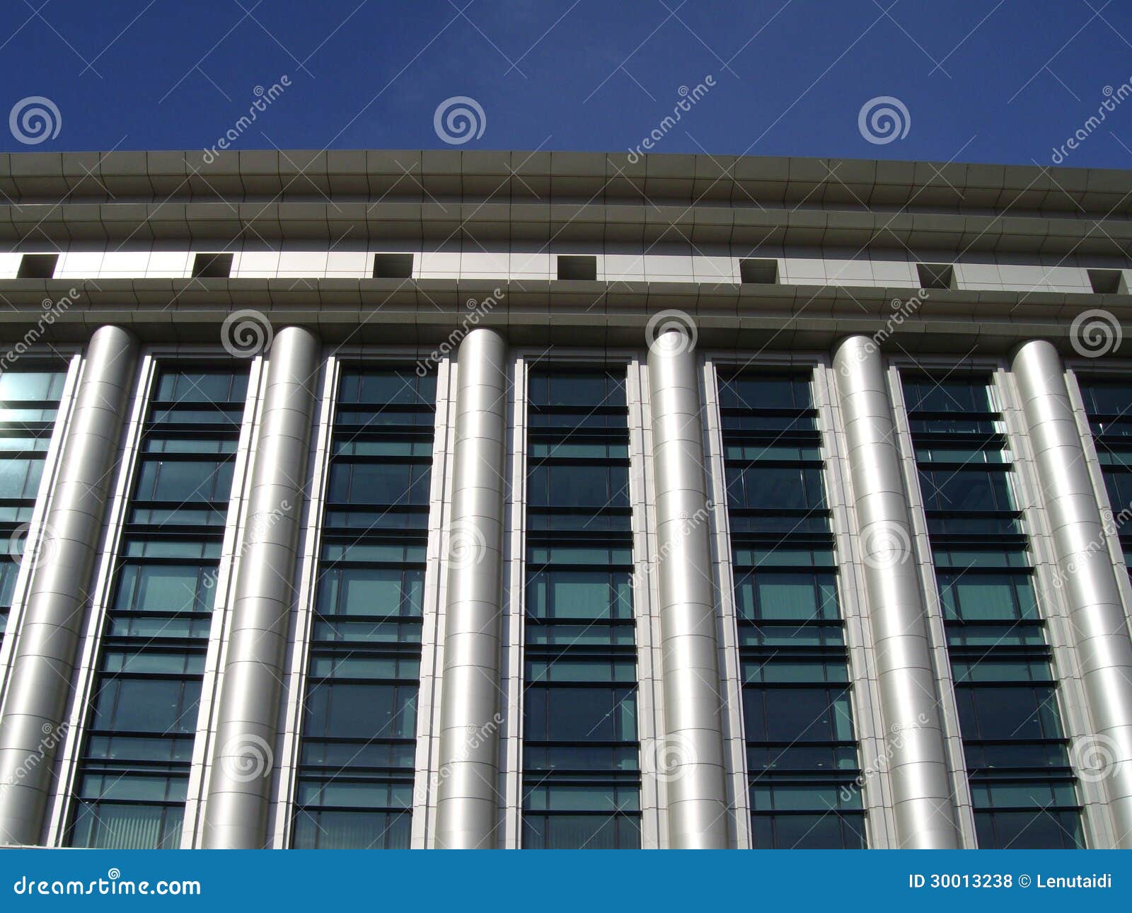 Modern building stock photo. Image of window, collumns - 30013238