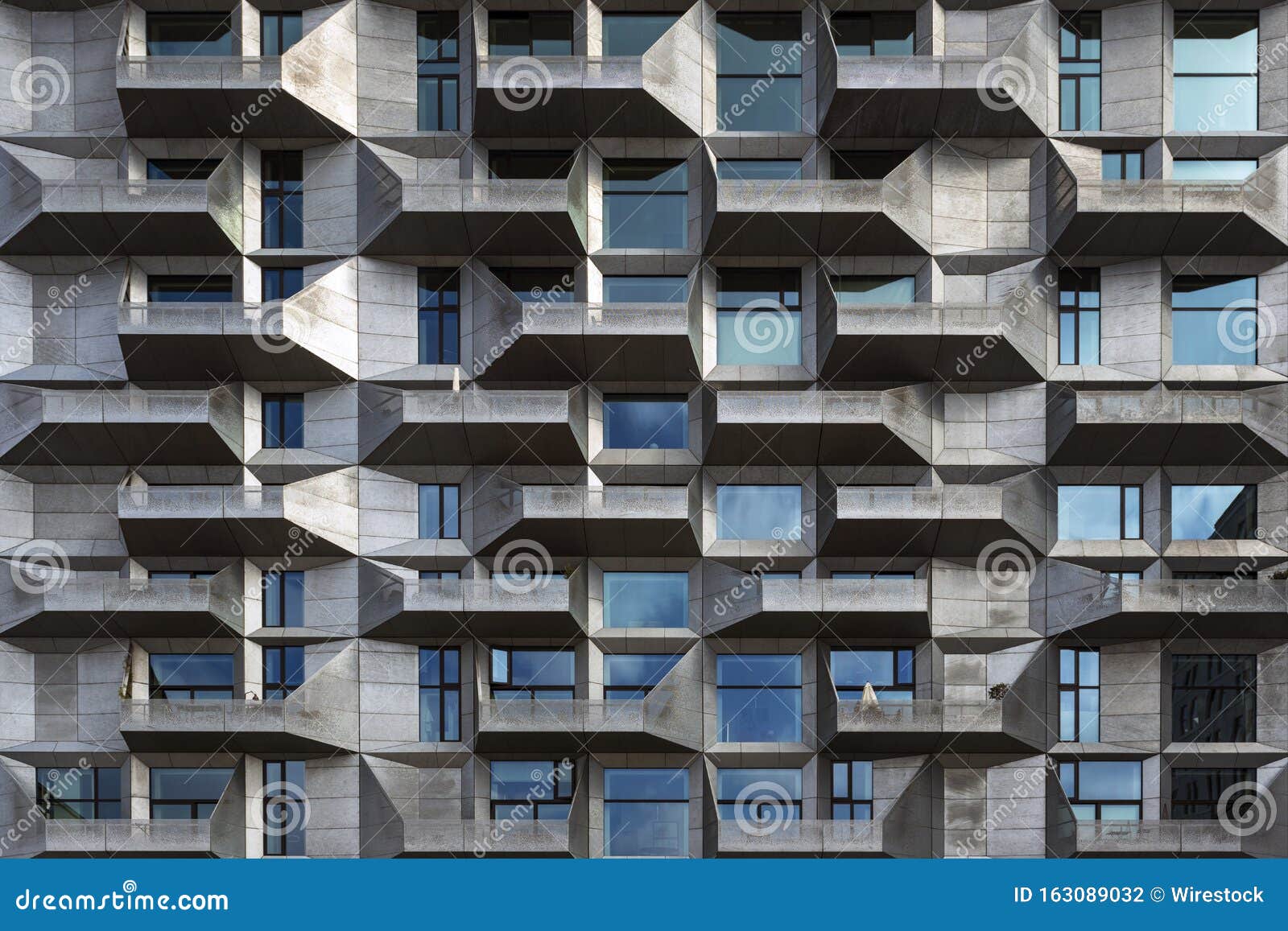 Modern Building with Compelling Architectural Twists with Windows of ...