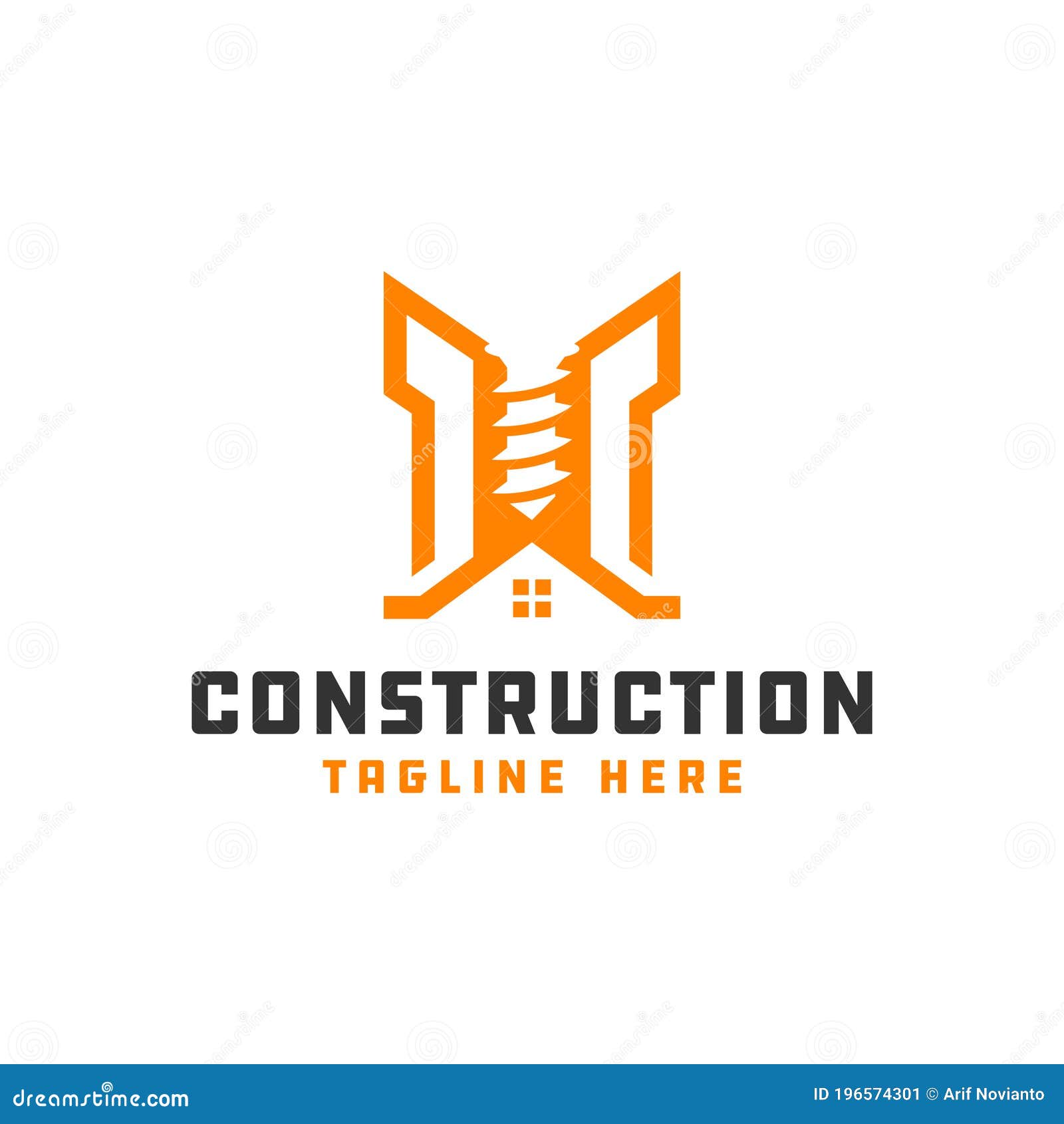 Modern Building Construction Logo Stock Vector - Illustration of ...