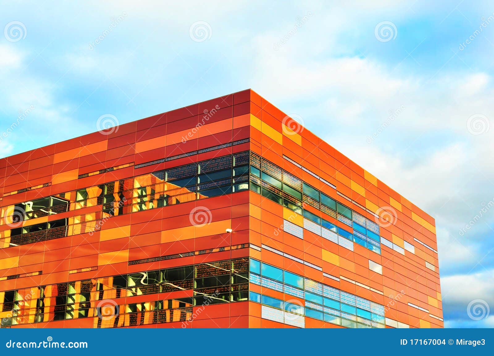 Modern building corner stock photo. Image of metal, finance - 17167004