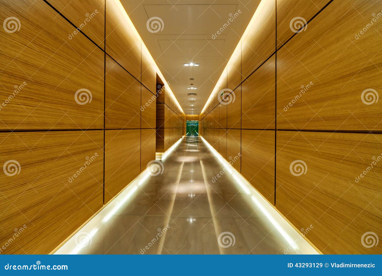 Modern building corridor stock image. Image of urban - 43293129