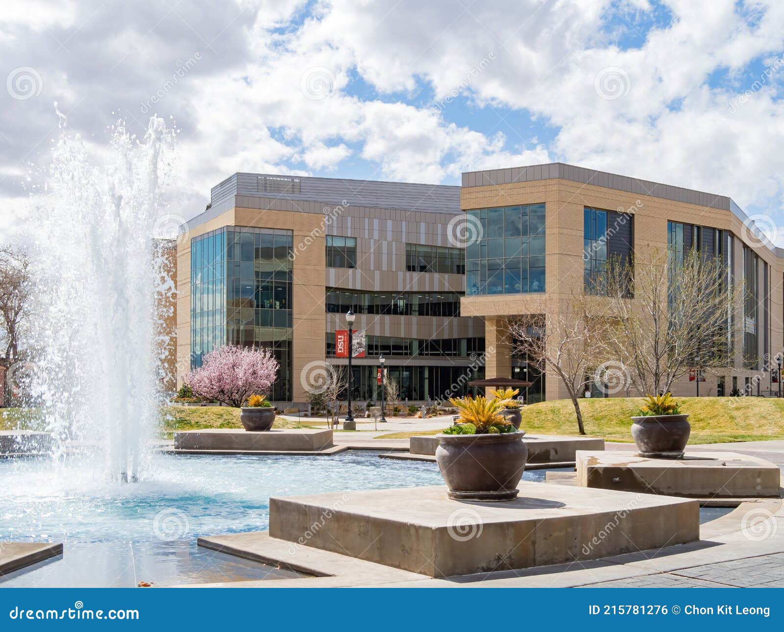 Modern Building in the Dixie State University Stock Photo - Image of ...