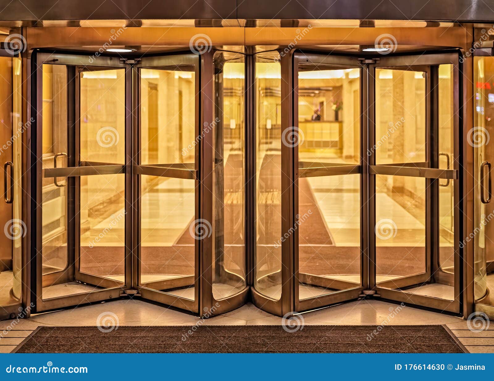 Modern building entrance stock photo. Image of wide - 176614630
