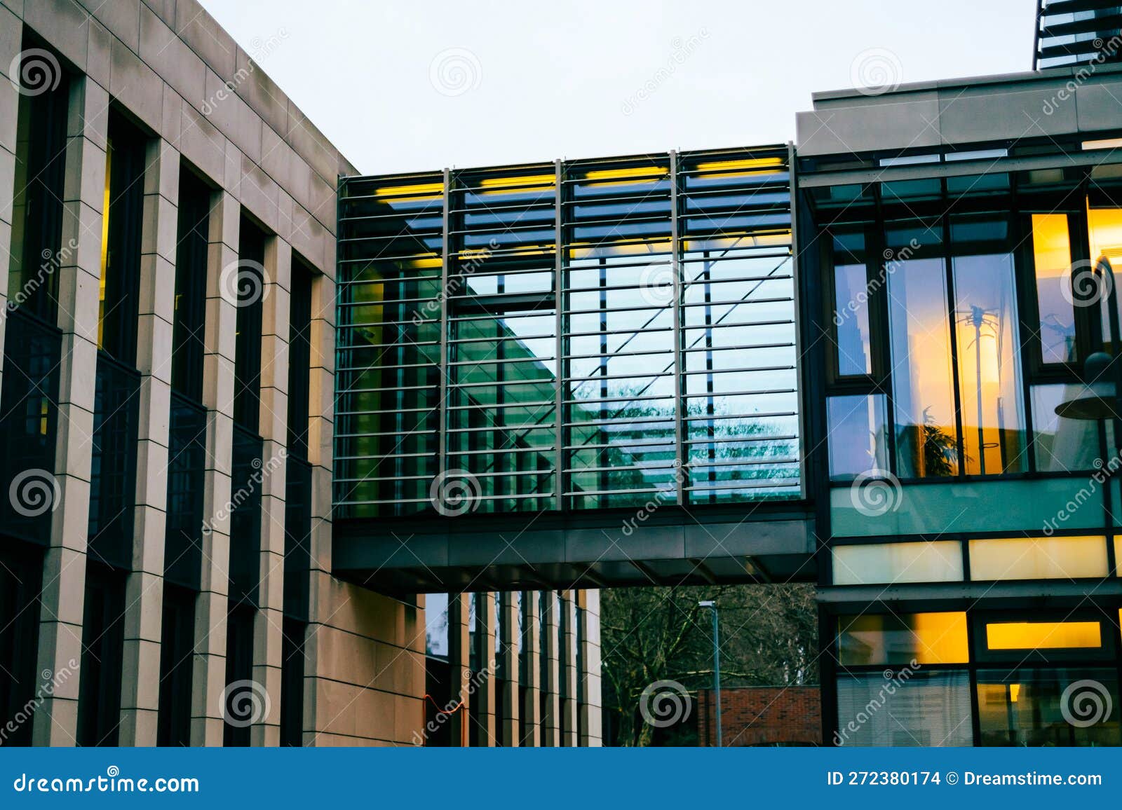 Modern Building Facade Architecture in Europe Stock Photo - Image of ...
