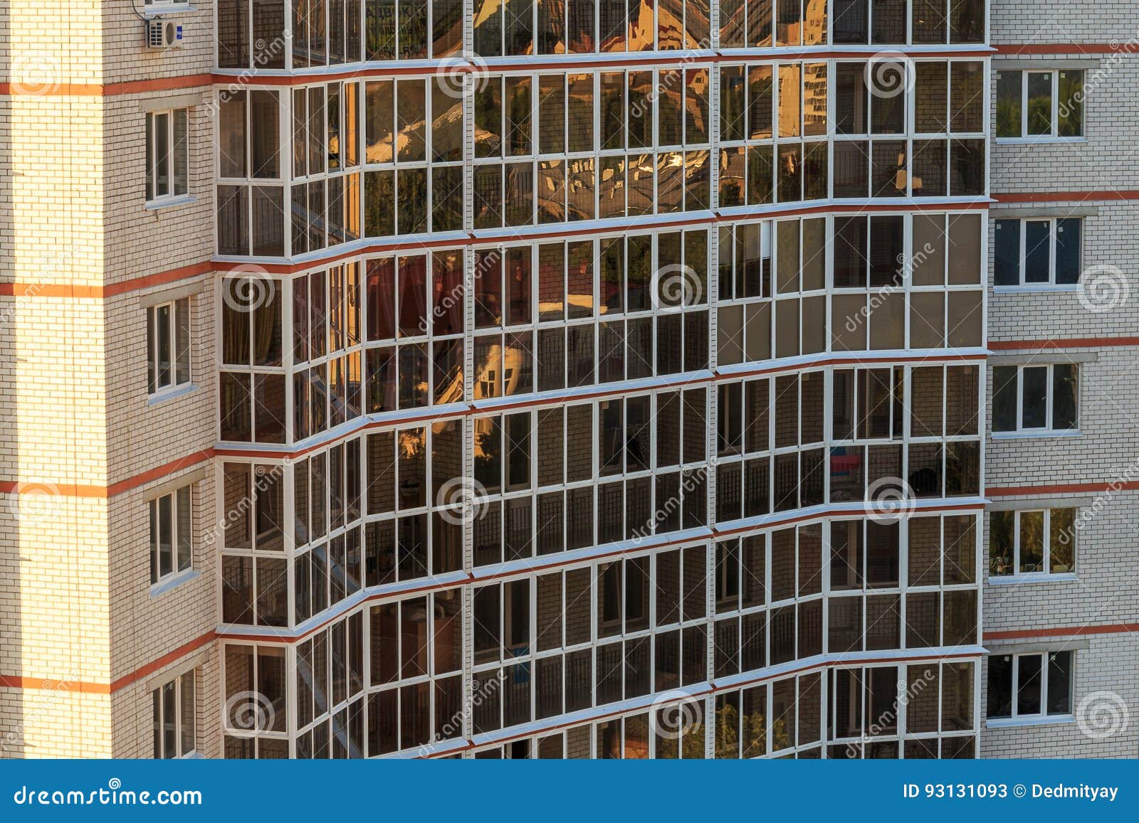 Modern Building Facade Exterior, Windows Pattern Construction Stock ...