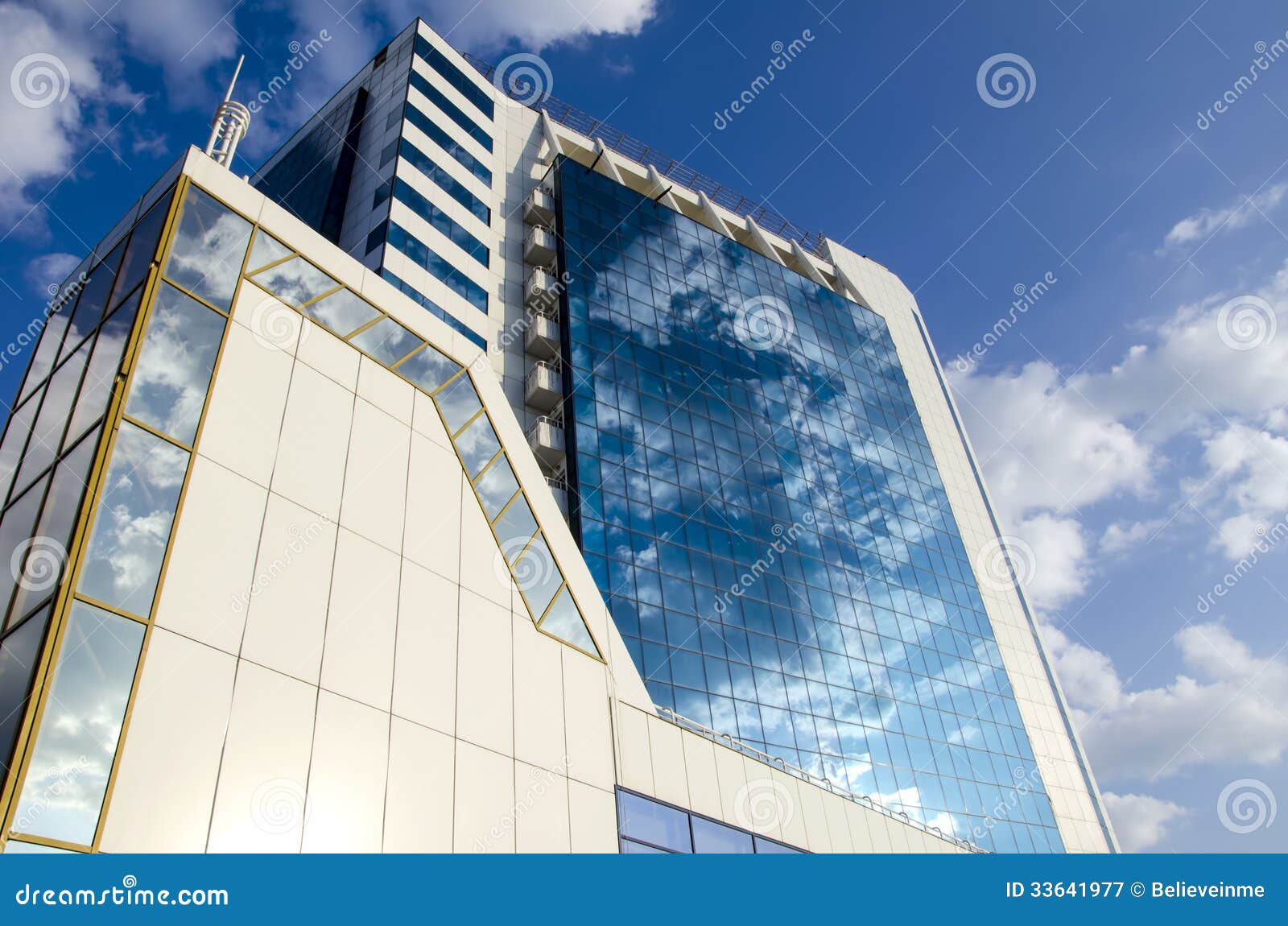 Modern building stock image. Image of high, background - 33641977