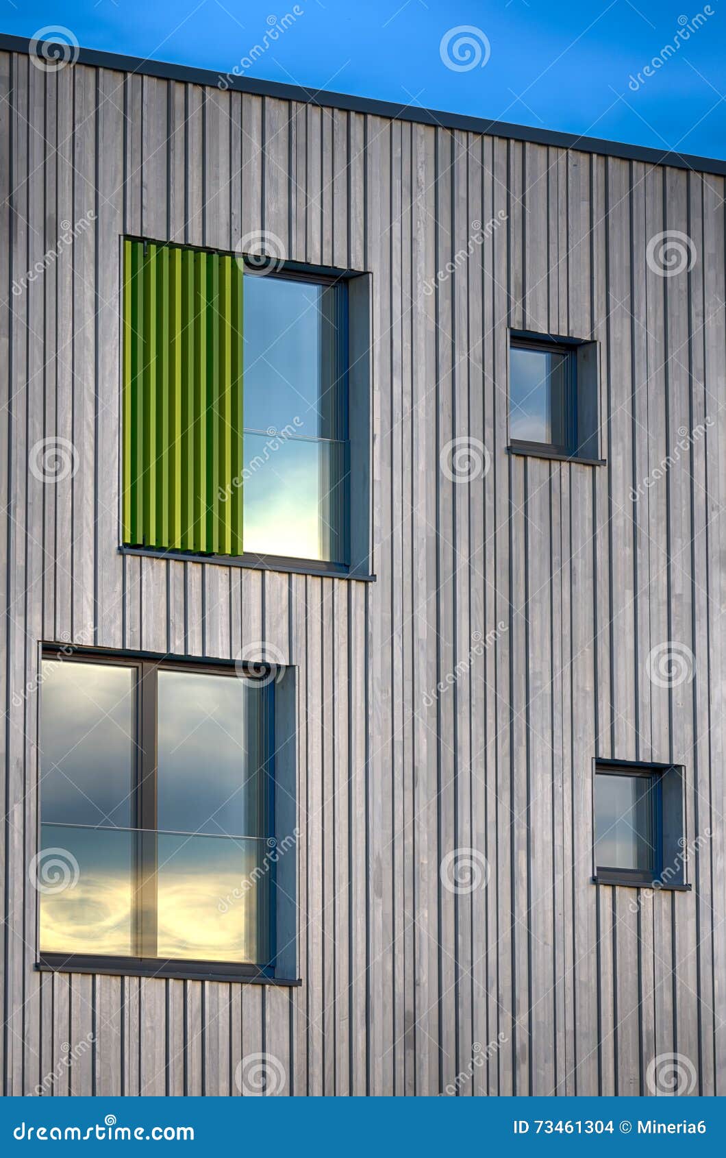 Modern Building Facade Windows Stock Photo - Image of building ...