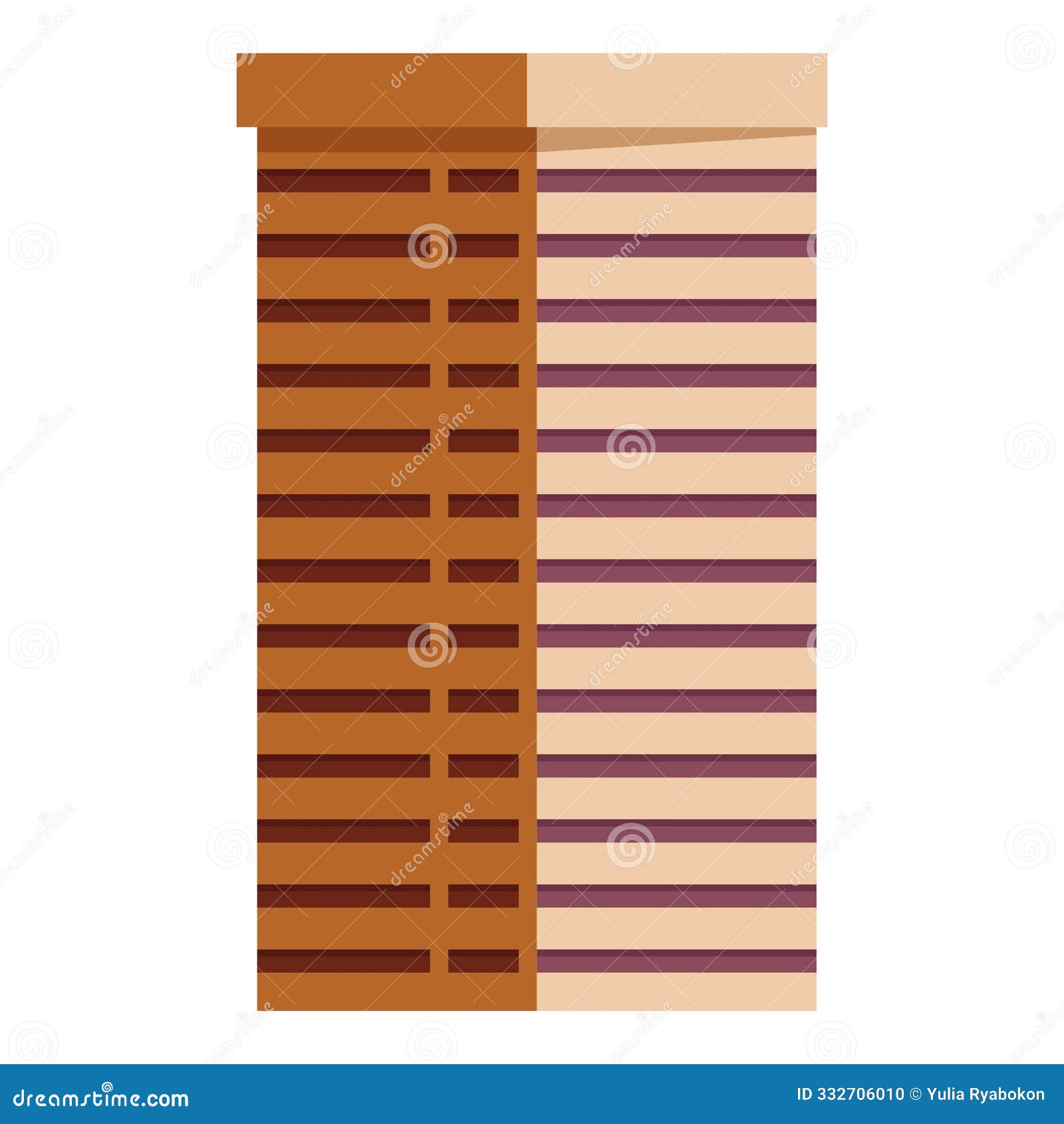 Modern Building Facade with Windows Forming Stripes Pattern Stock ...