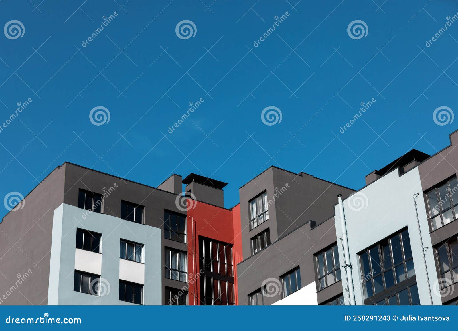 Modern Building Fasade or Exterior Stock Image - Image of estate ...