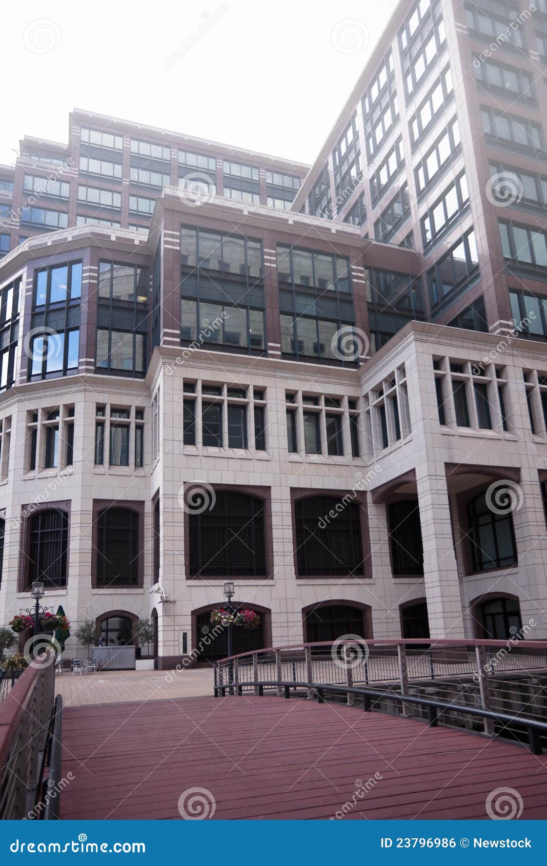 Modern Building in Fog stock photo. Image of architecture - 23796986