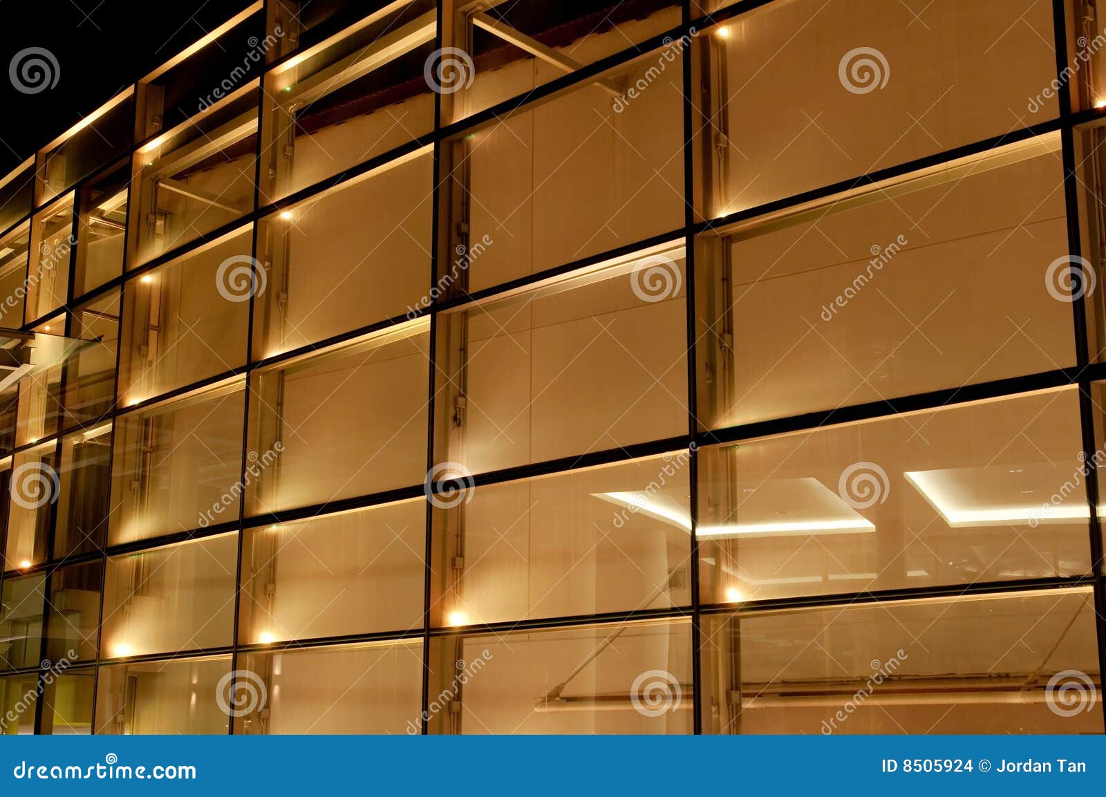 Modern Building Glass Panels Stock Photo - Image of abstract, grid: 8505924