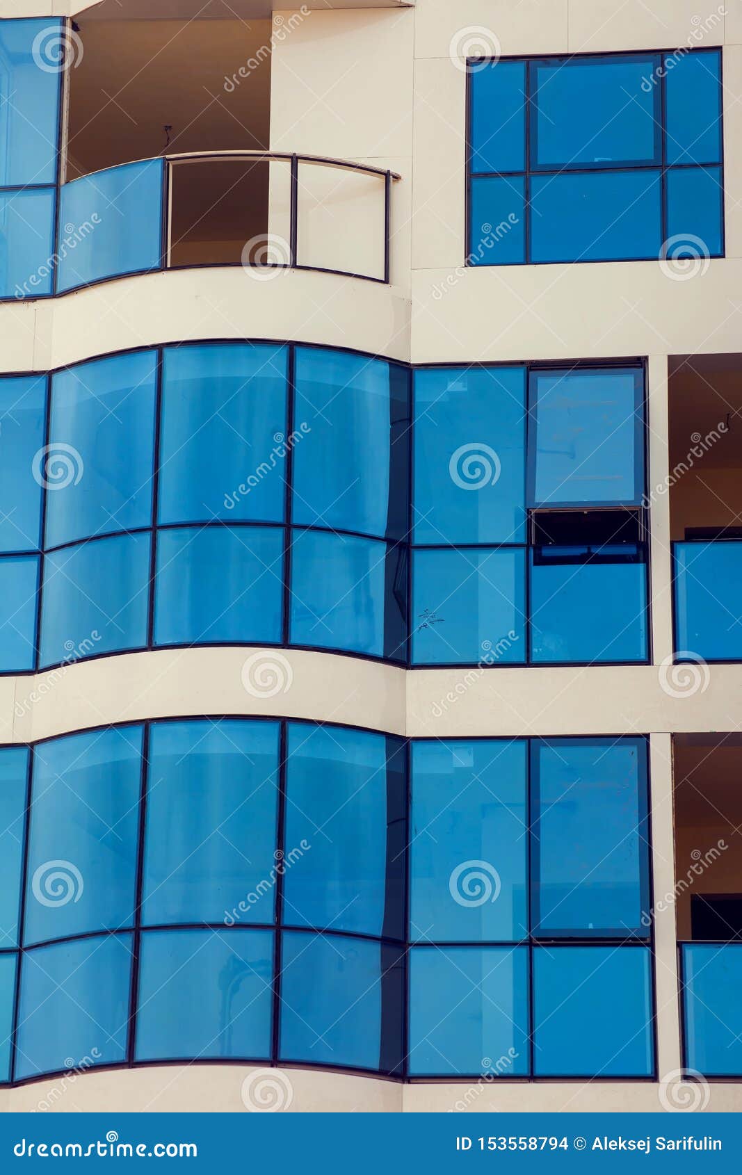 A Modern Building with Glass Window Background Stock Photo - Image of ...