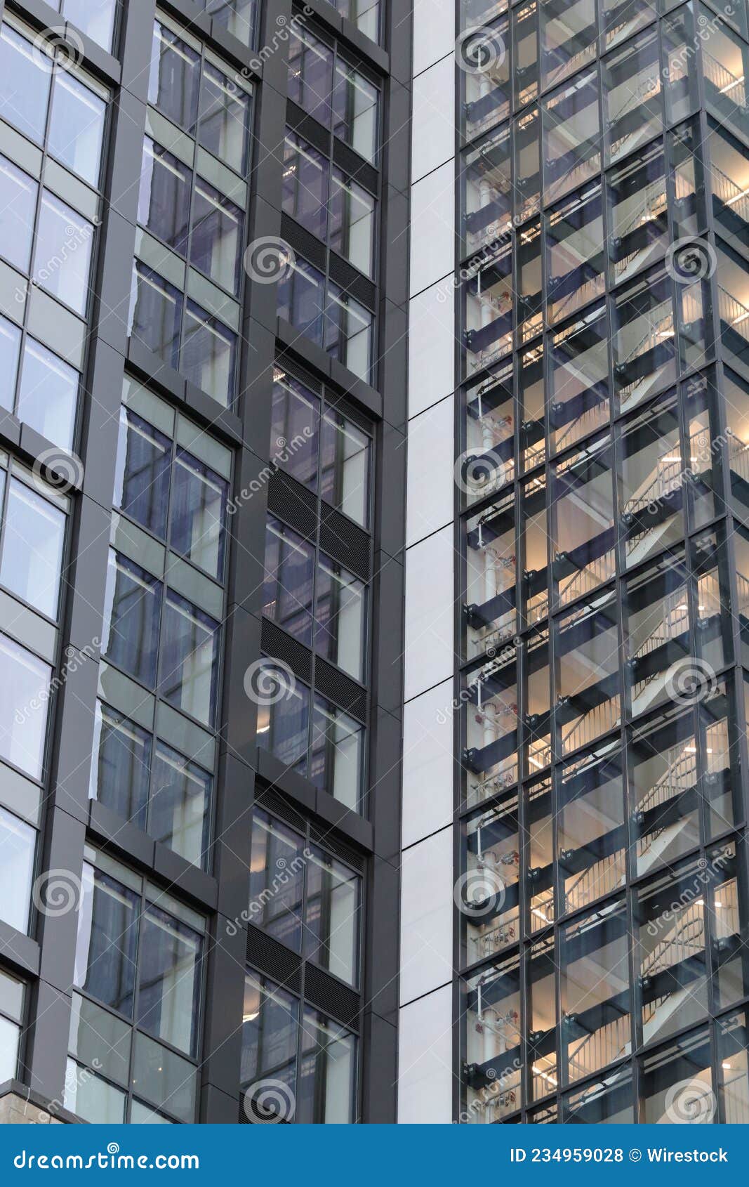 Modern Building with Glass Windows in Halifax, Germany Stock Photo ...