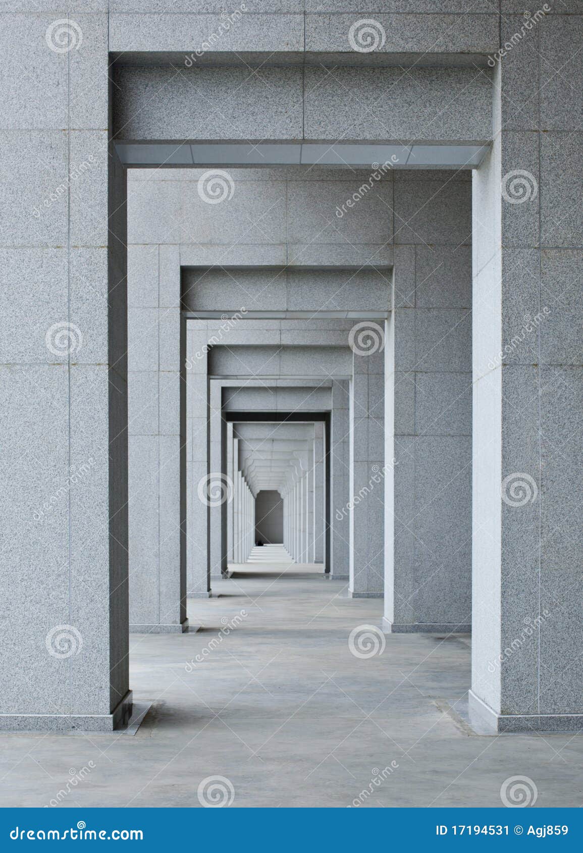 Modern Building of Granite Doorway Stock Image - Image of continuous ...