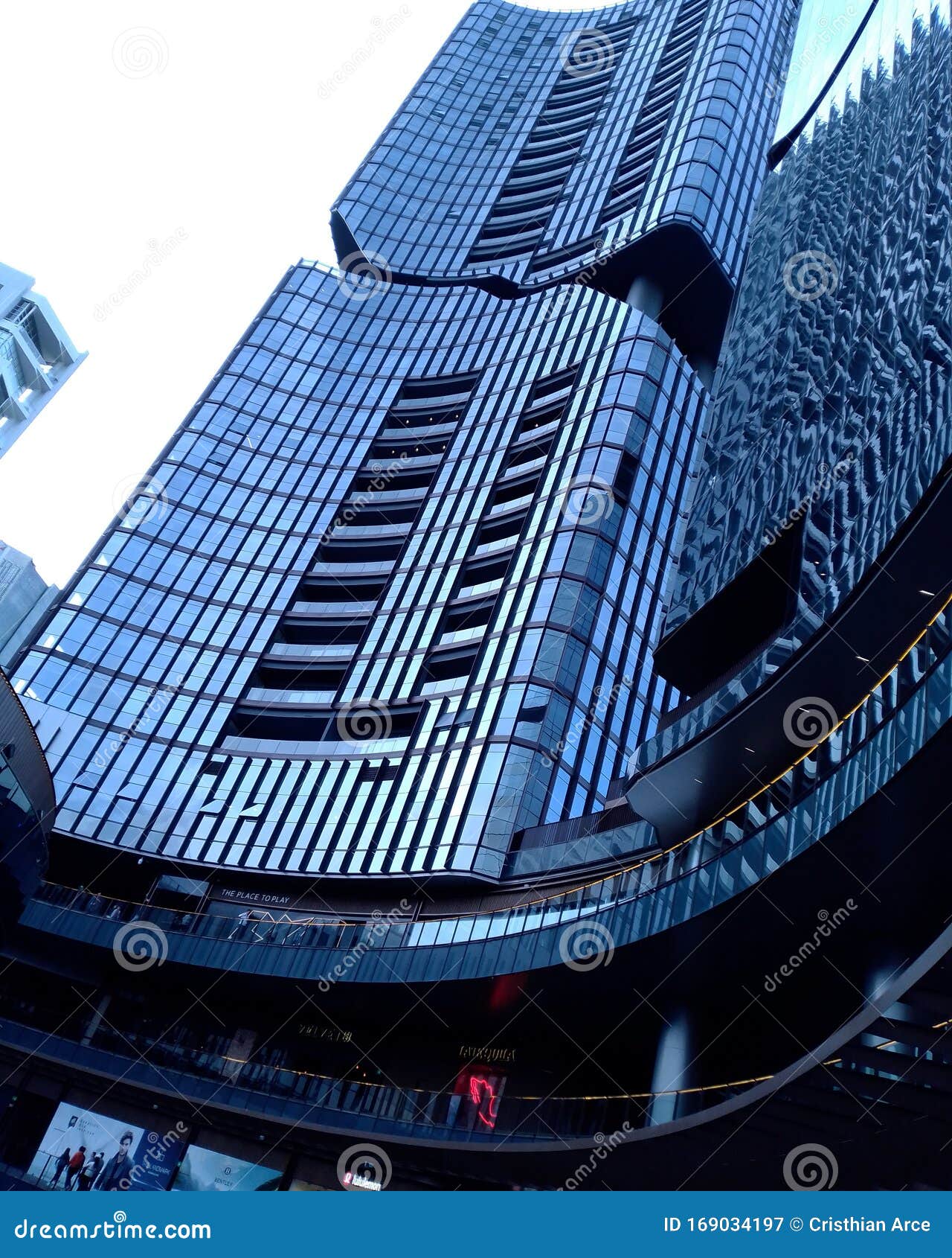 Modern Building in Guadalajara Mexico Area Stock Image - Image of ...