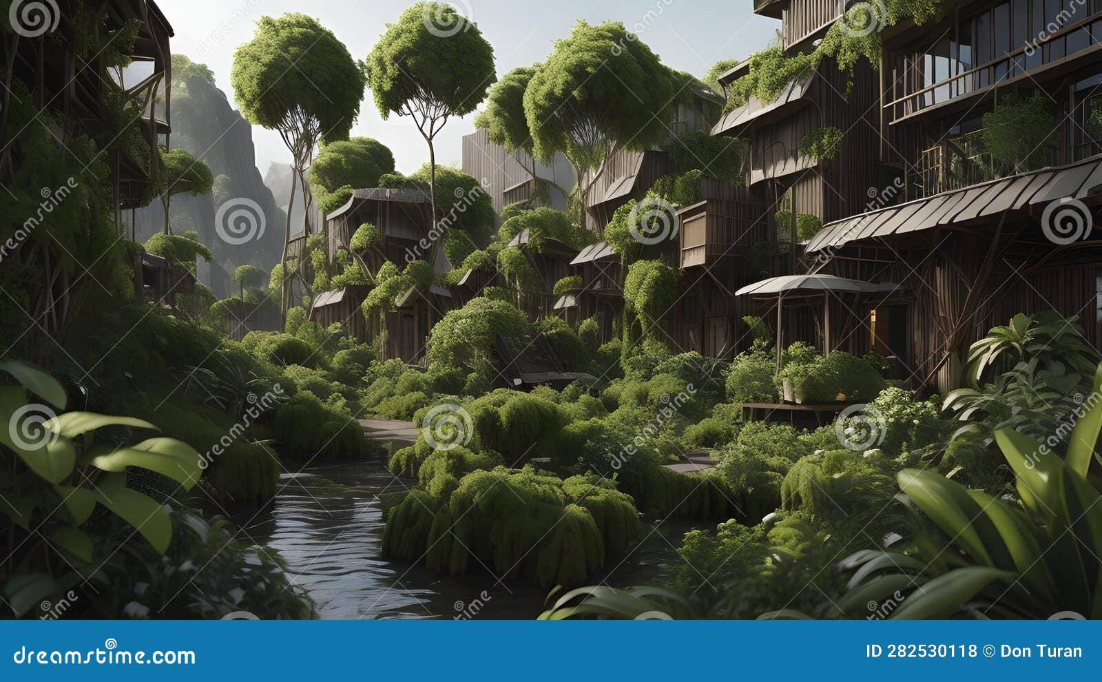 Modern Building. High Resolution Image Gallery Stock Illustration ...