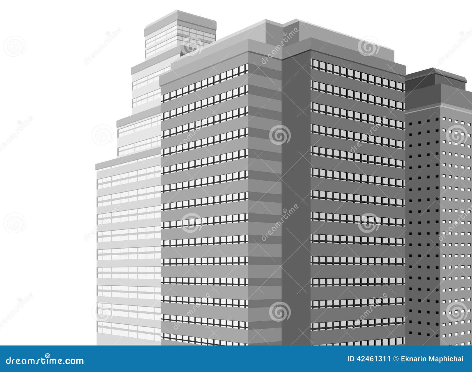 Modern building stock illustration. Illustration of modern - 42461311
