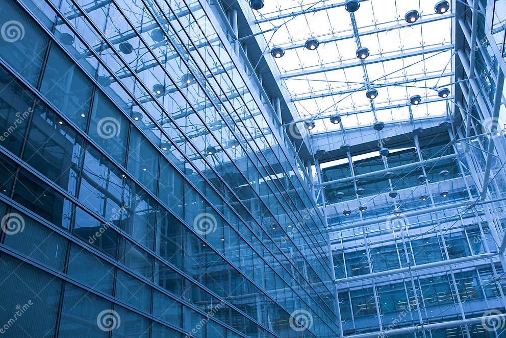 Modern Building Inside at Daytime Stock Image - Image of hall, evening ...