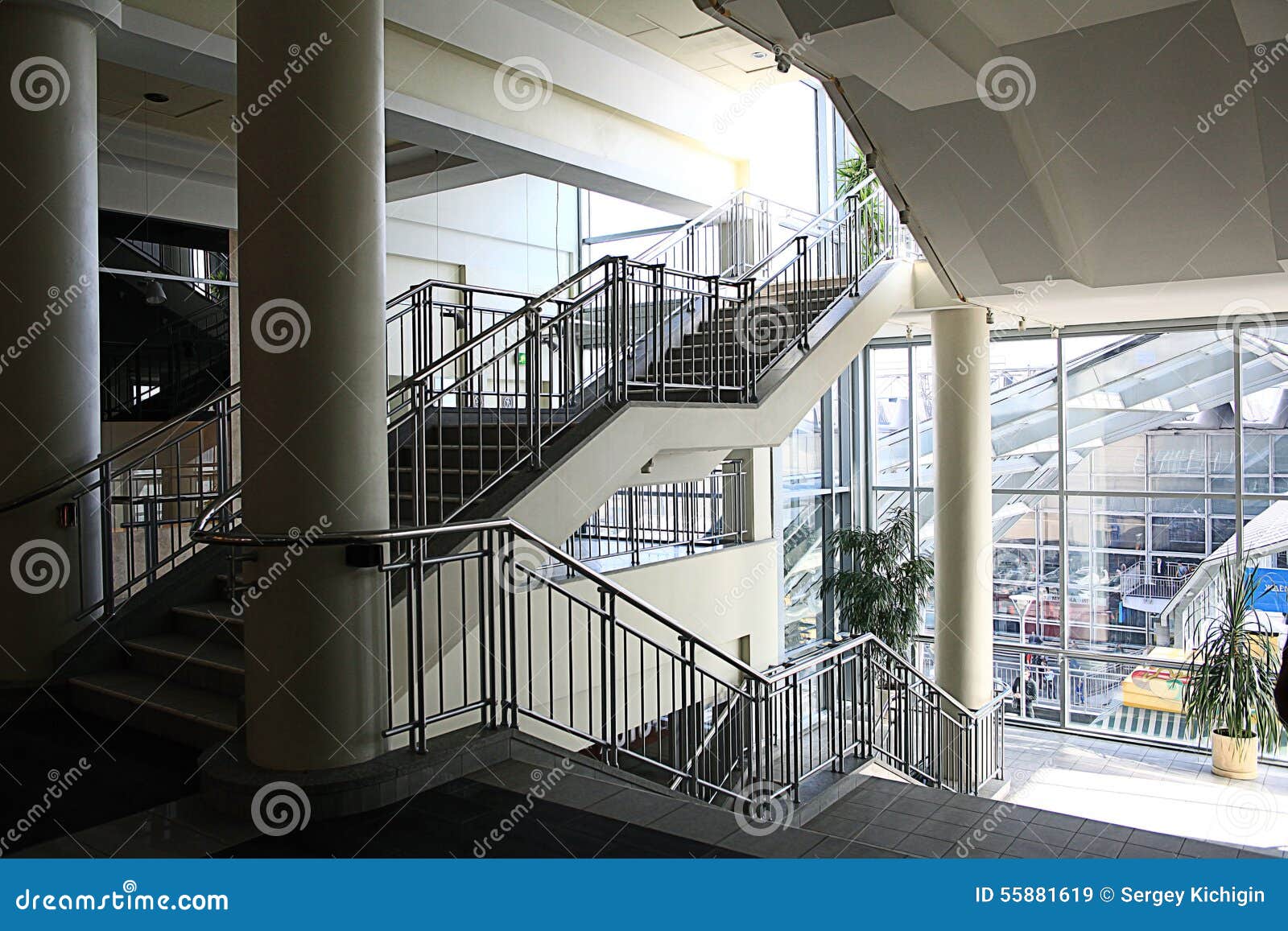 Modern building inside stock image. Image of home, modern - 55881619