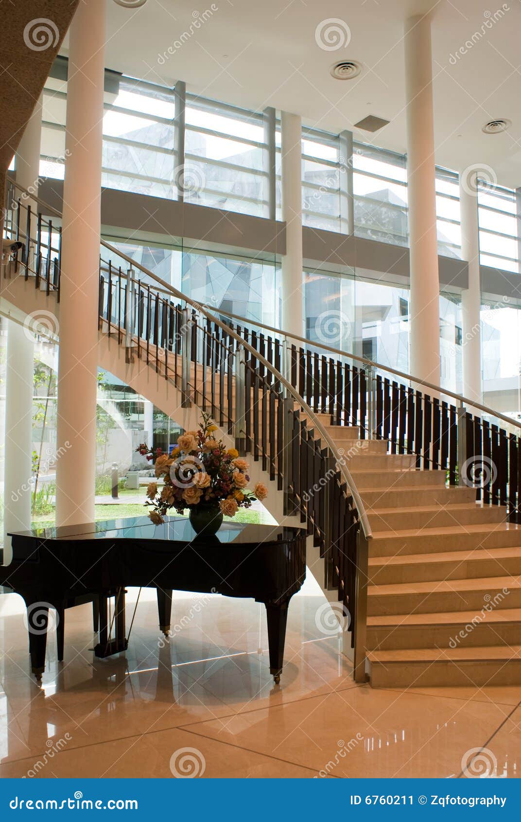 Modern Building Interior stock image. Image of style, modern - 6760211