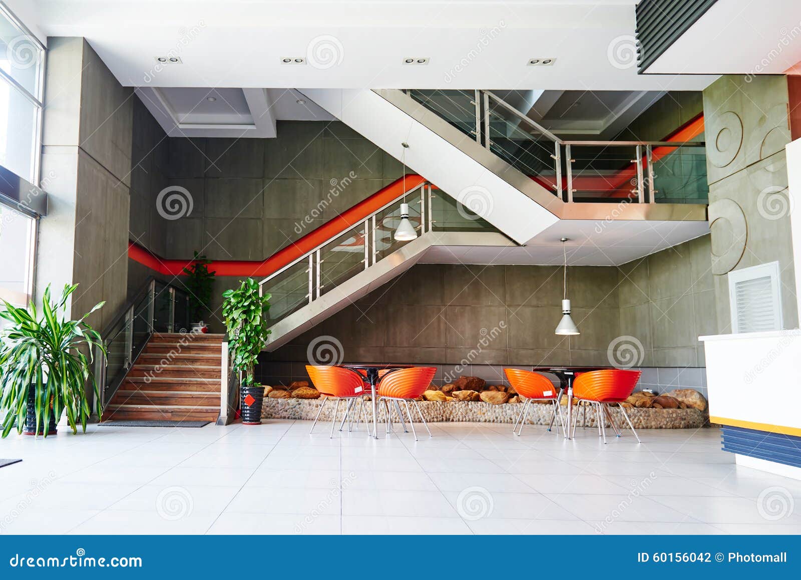 Modern Commercial Office Building Interior Stock Photo | CartoonDealer ...