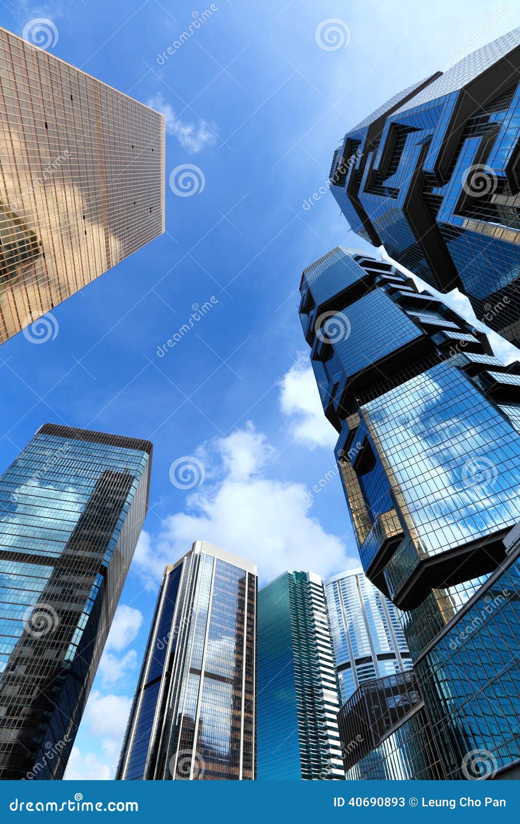 Modern Building Landscape in Hong Kong Stock Image - Image of city ...