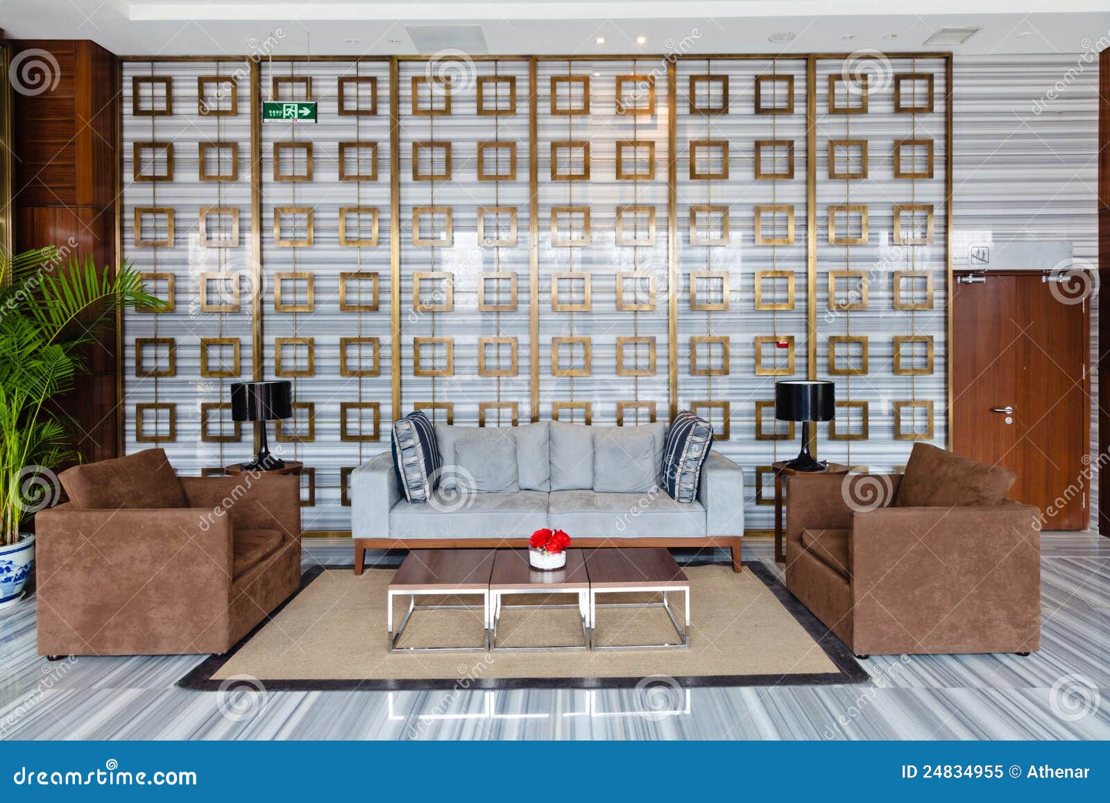 Modern Building Lobby Lounge Stock Image - Image of house, indoor: 24834955