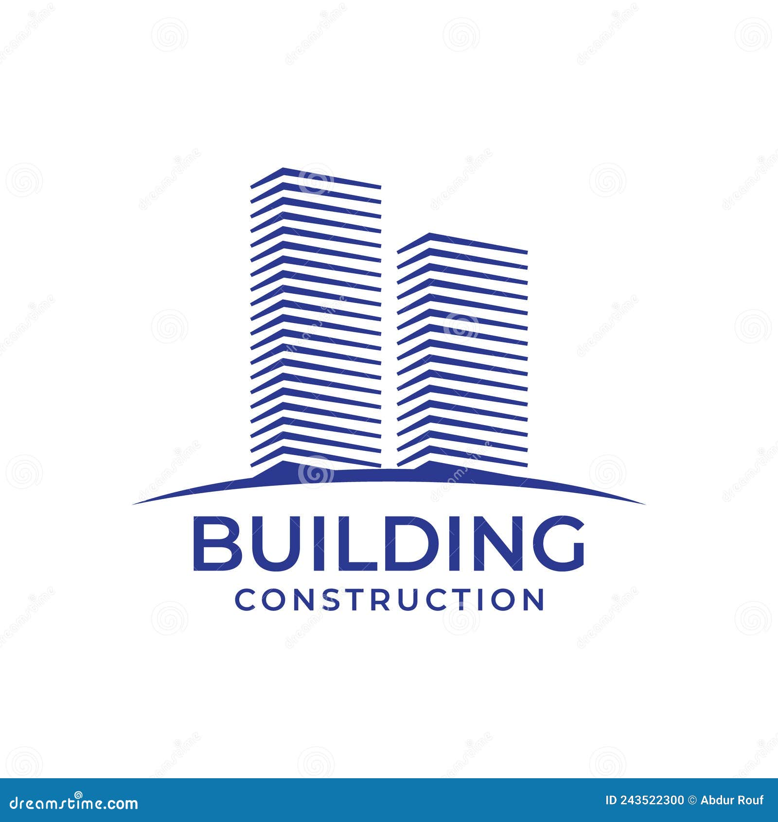 Modern Building Logo Design Stock Vector - Illustration of branding ...