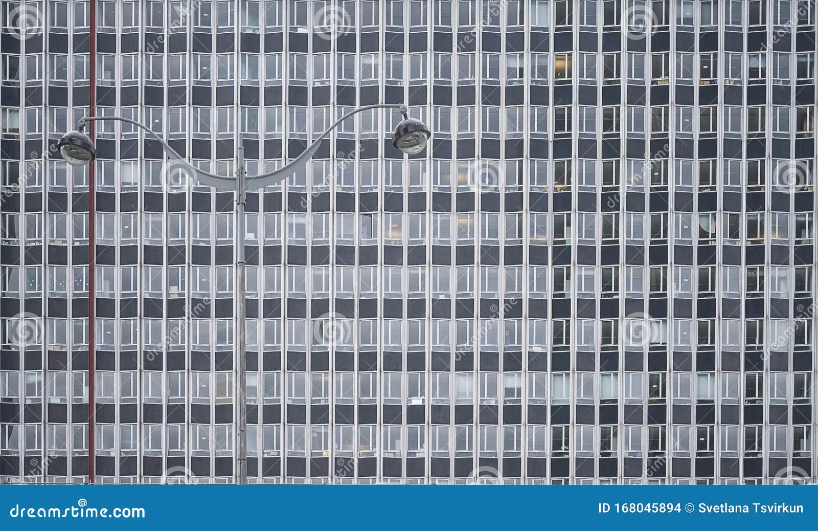 Modern Building with Many Windows Stock Photo - Image of background ...