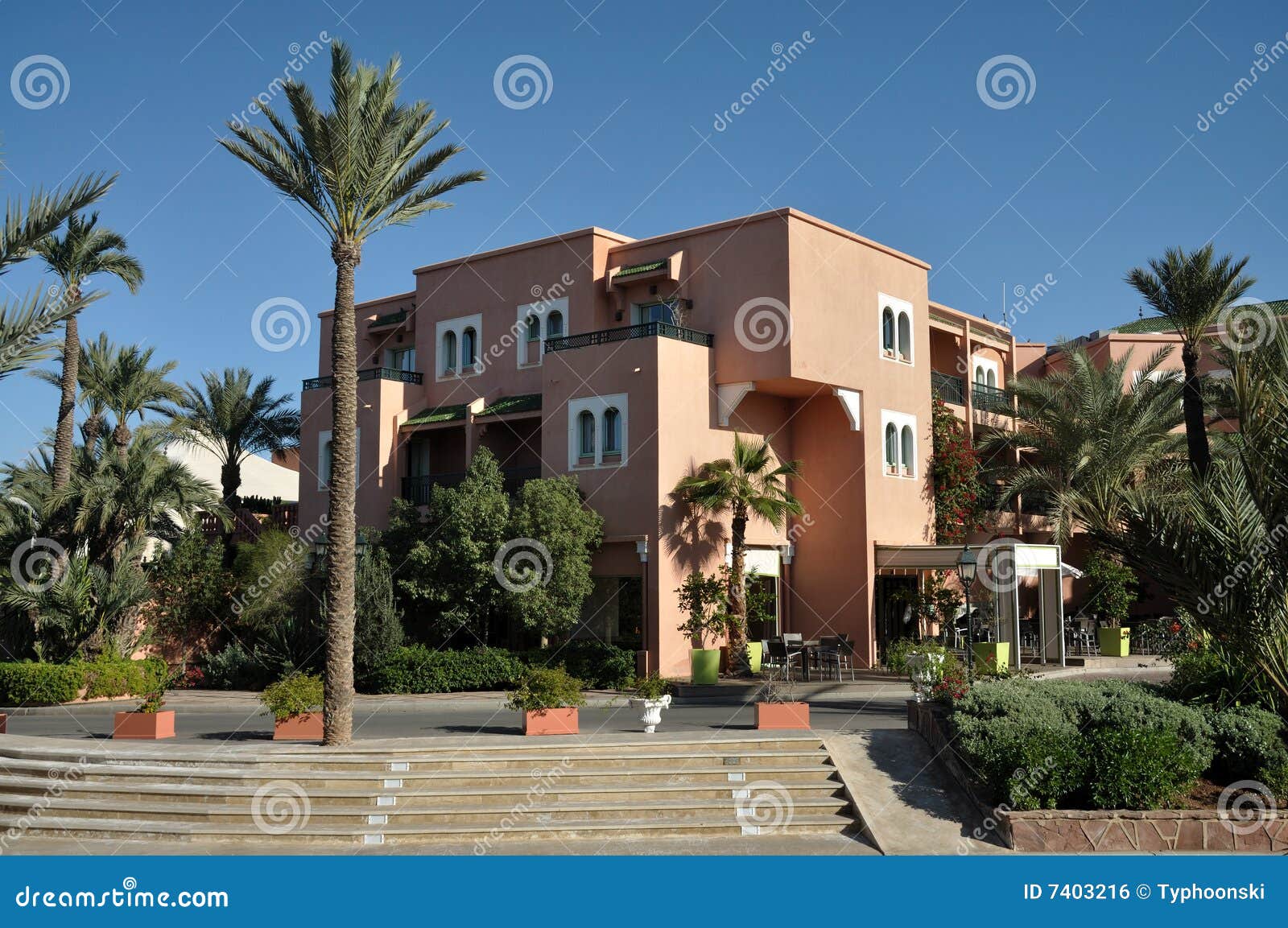 Modern Building in Marrakech Stock Photo - Image of exterior, marrakesh ...
