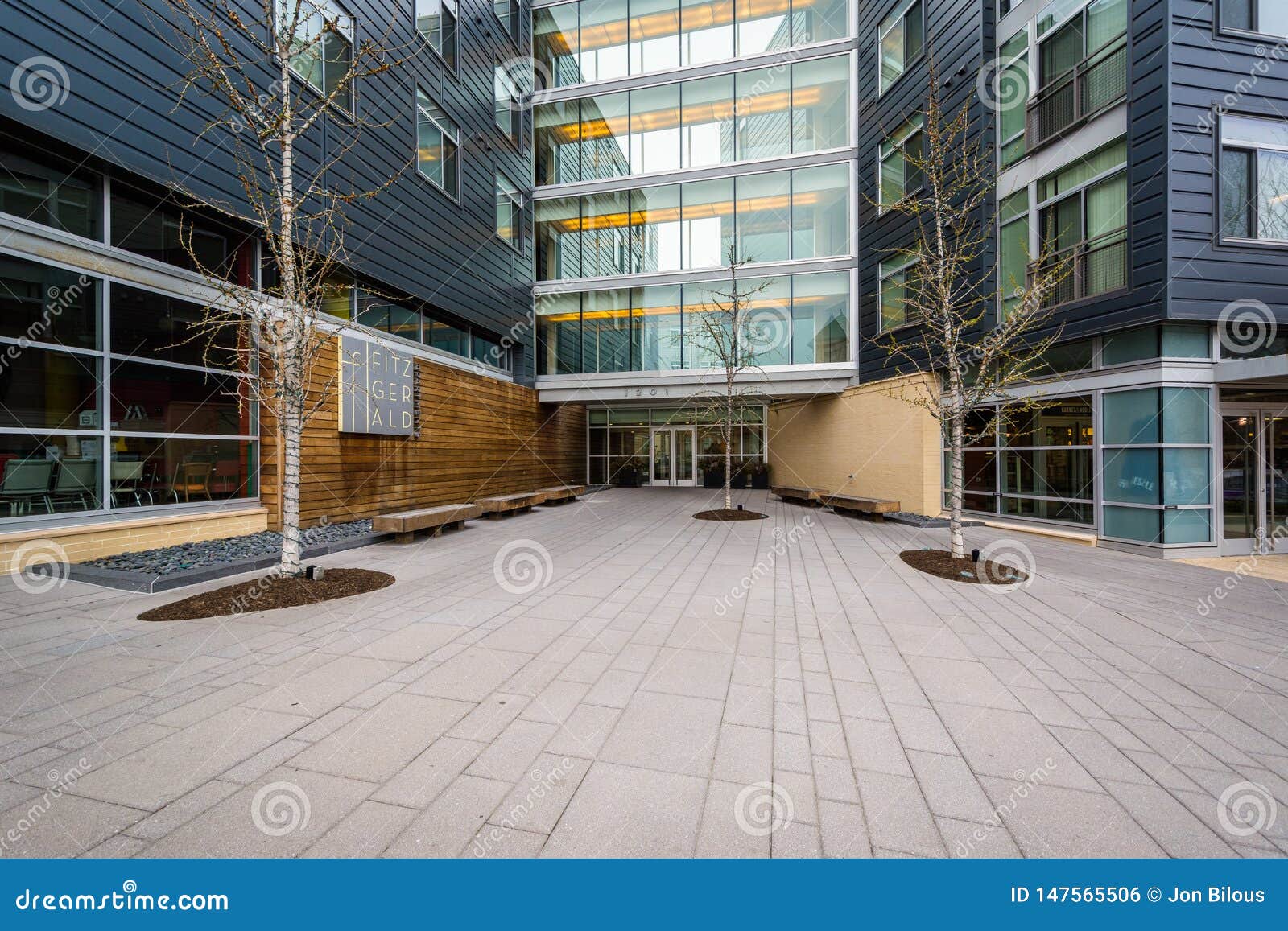 Modern Building in Midtown Baltimore, Maryland Editorial Photo - Image ...