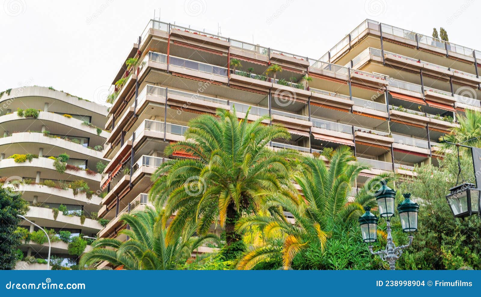 A Modern Building in Monaco Stock Photo - Image of heritage, dazure ...