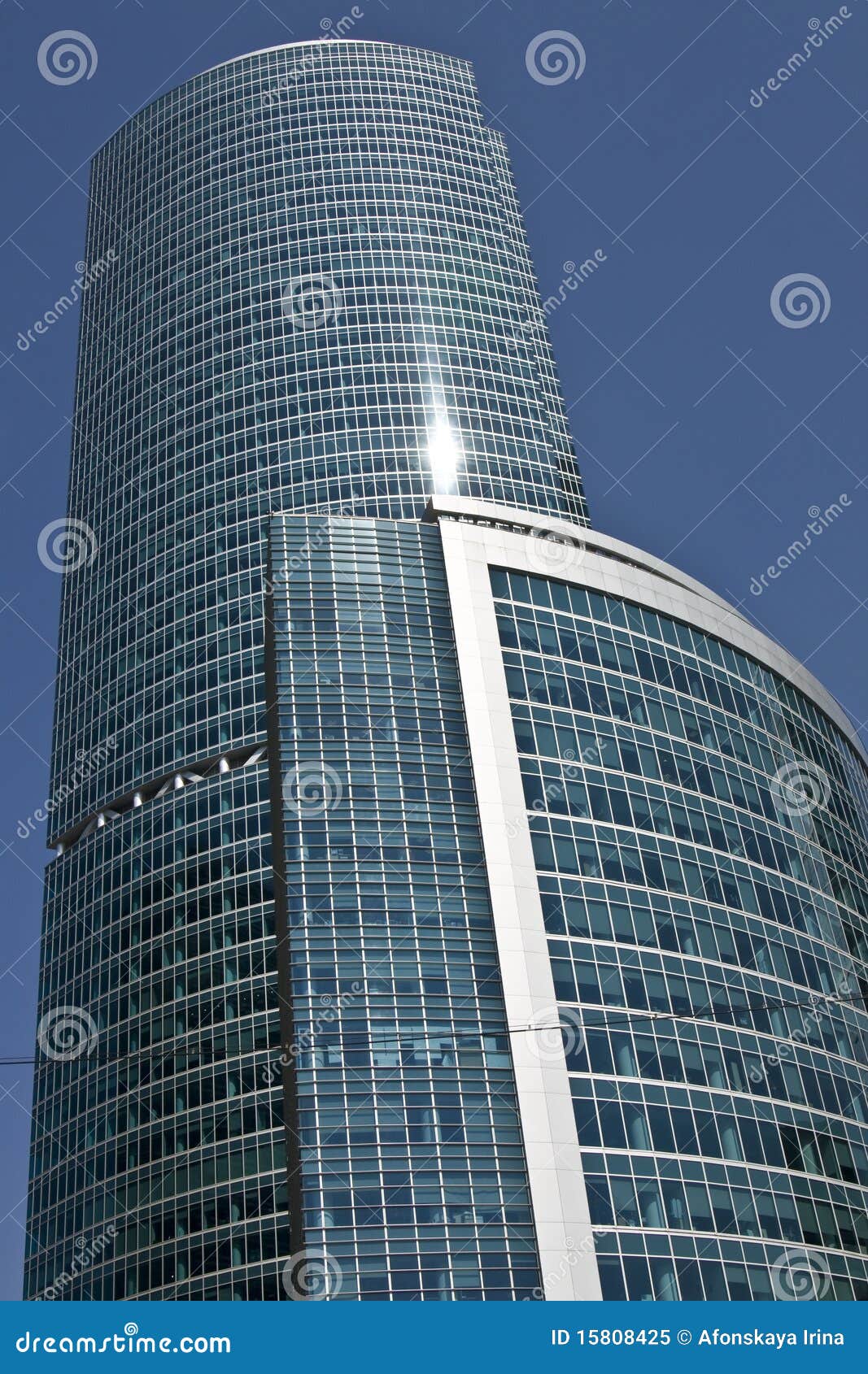 Modern building, Moscow stock image. Image of centre - 15808425