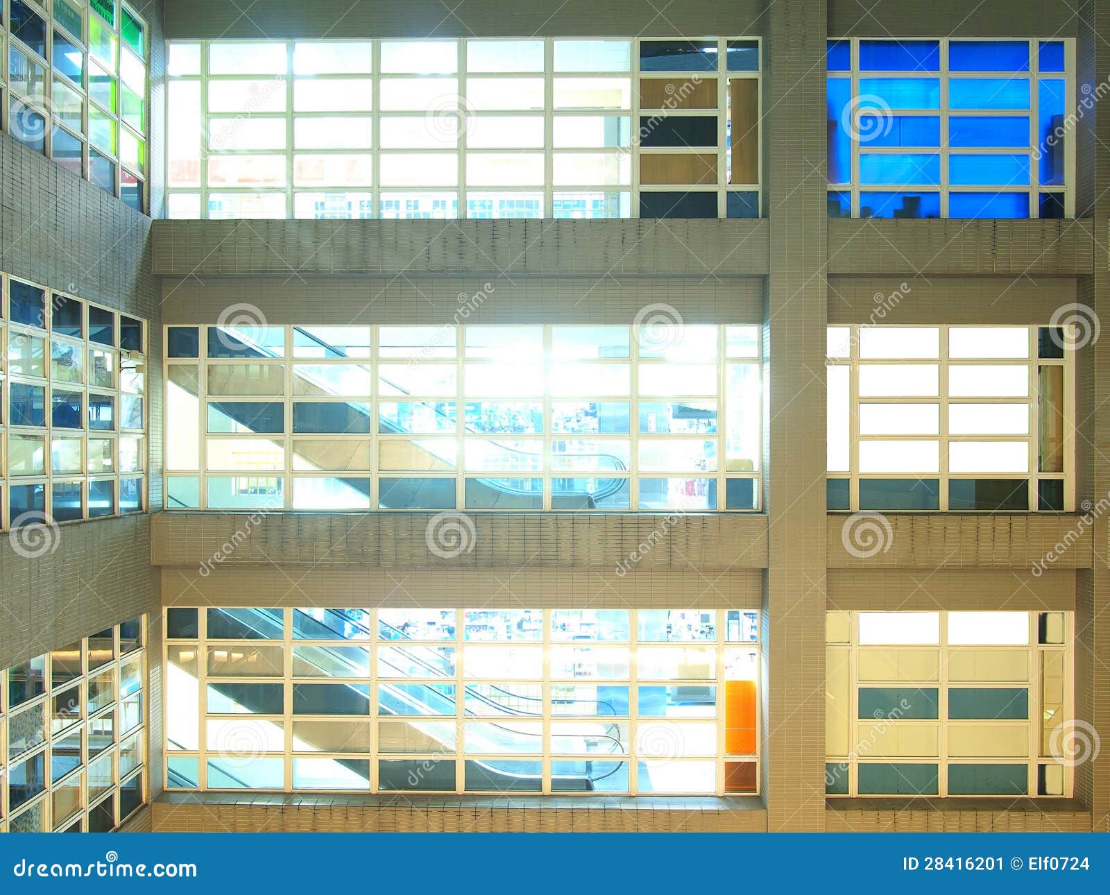 Modern Building at night stock image. Image of cityscape - 28416201
