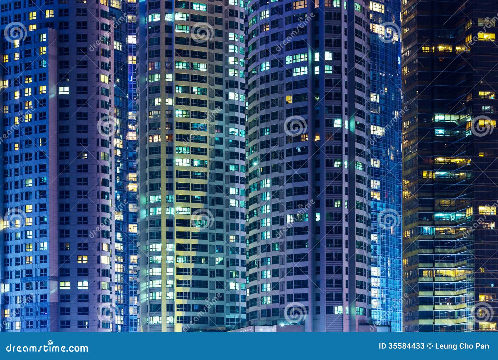 Modern building at night stock image. Image of house - 35584433