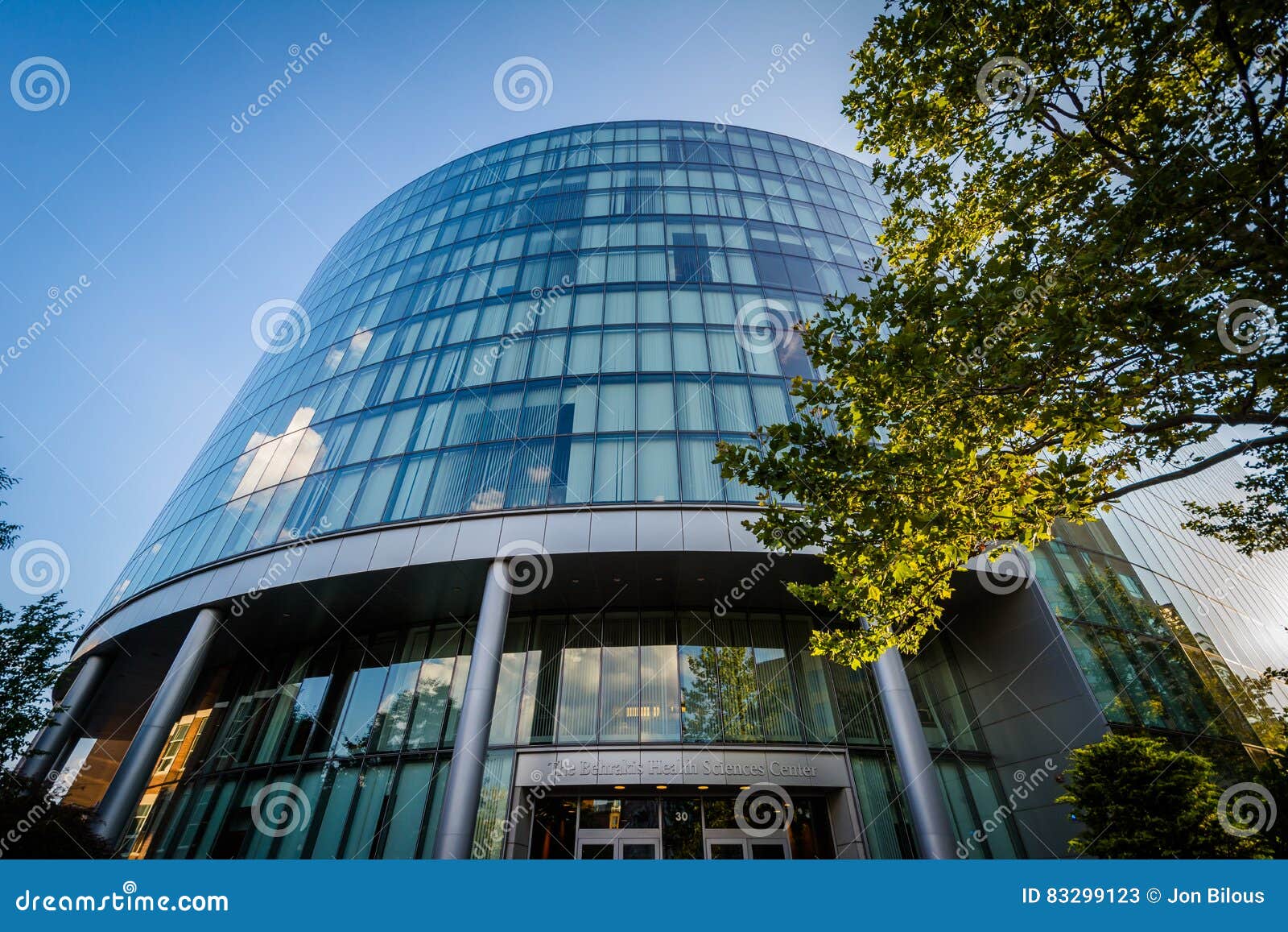 Modern Building at Northeastern University, in Boston, Massachusetts ...