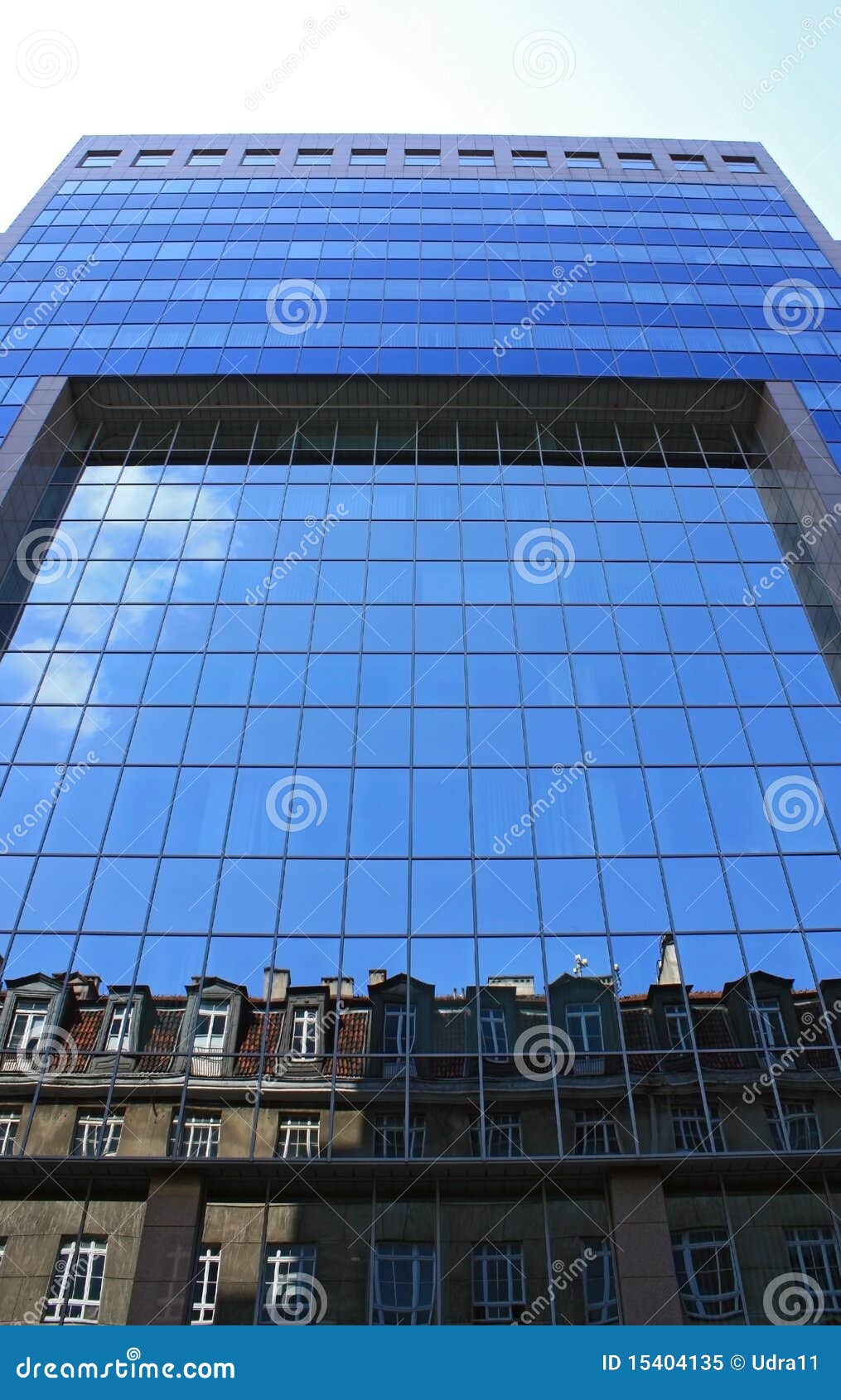 Modern Building and Old Buildings Stock Image - Image of financial ...