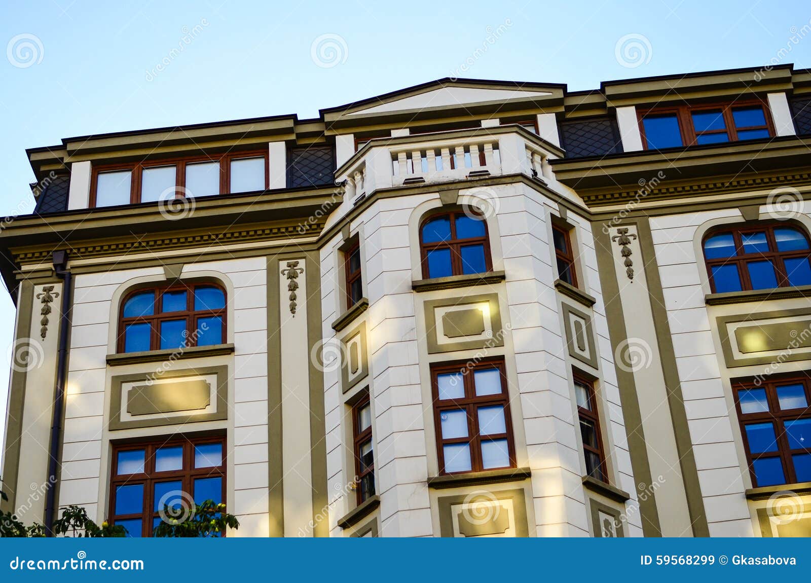 Modern Building in the Old Centre of Sofia , Stock Image - Image of ...