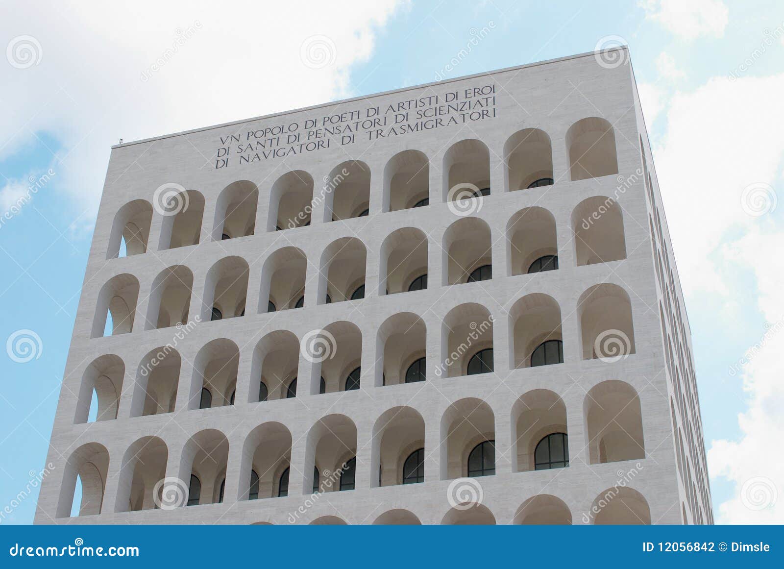 Modern building in Rome stock photo. Image of building - 12056842