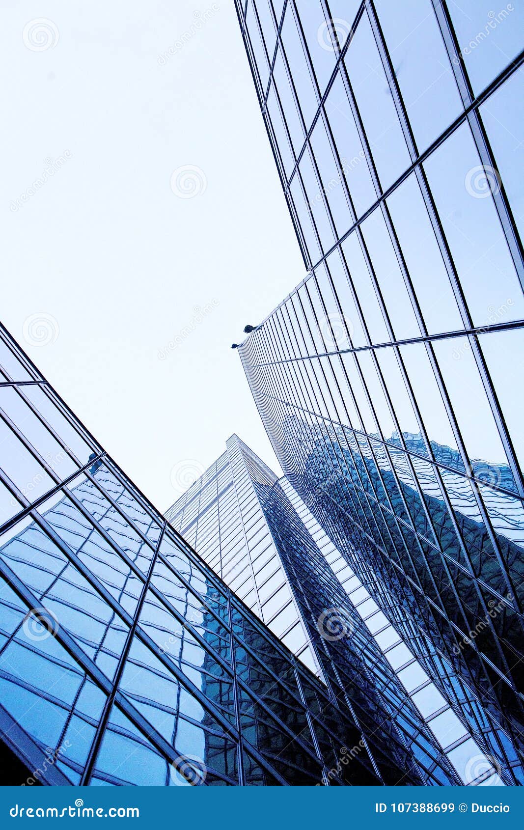 Modern Building Seen from Below Stock Image - Image of urban, modern ...